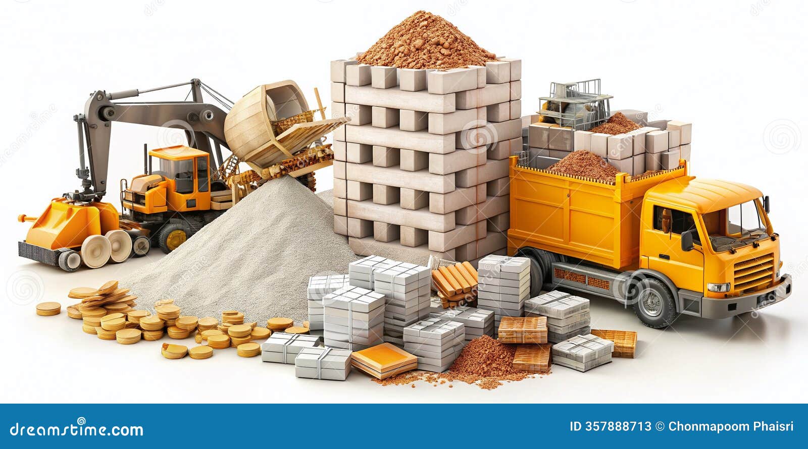 Optimize Construction Budgets with 3D Visualization Excavator Dump ...
