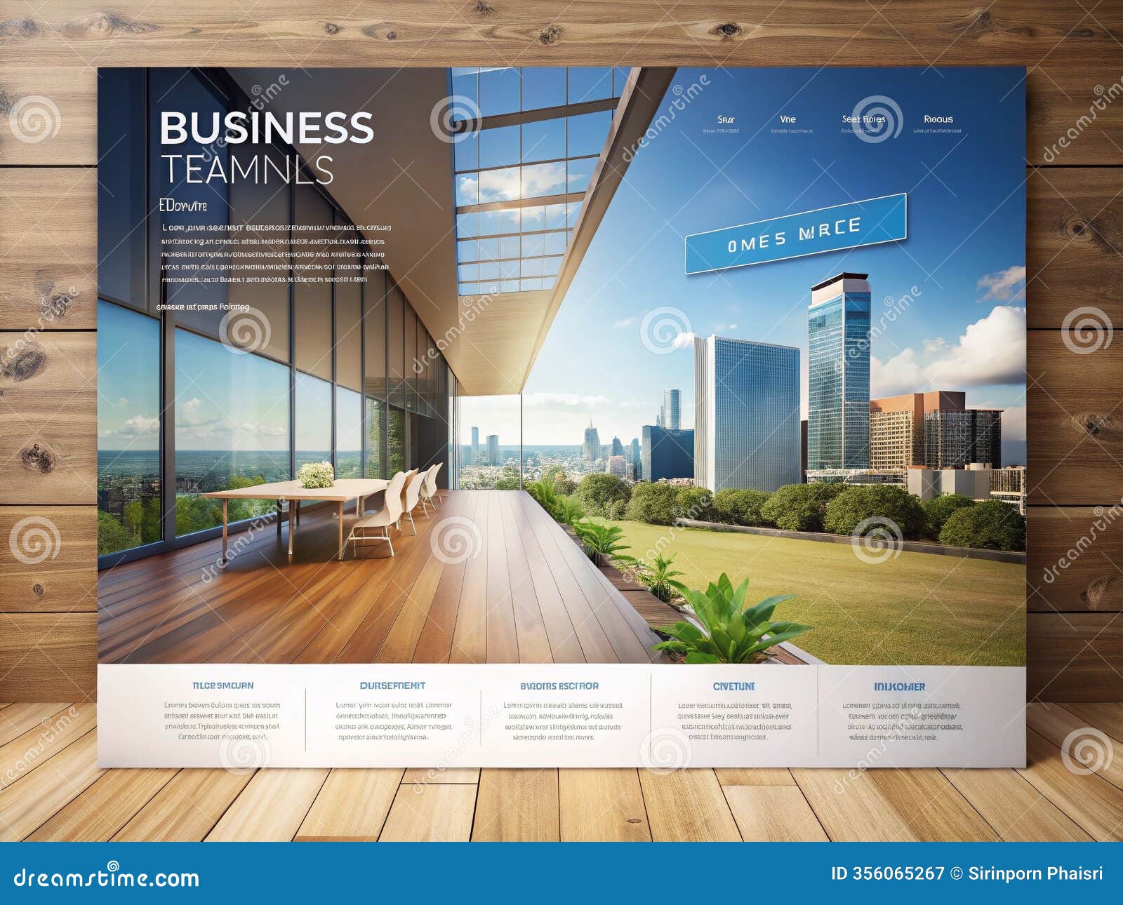 Streamlined Business Plan Modern OnePager Template Designed for ...