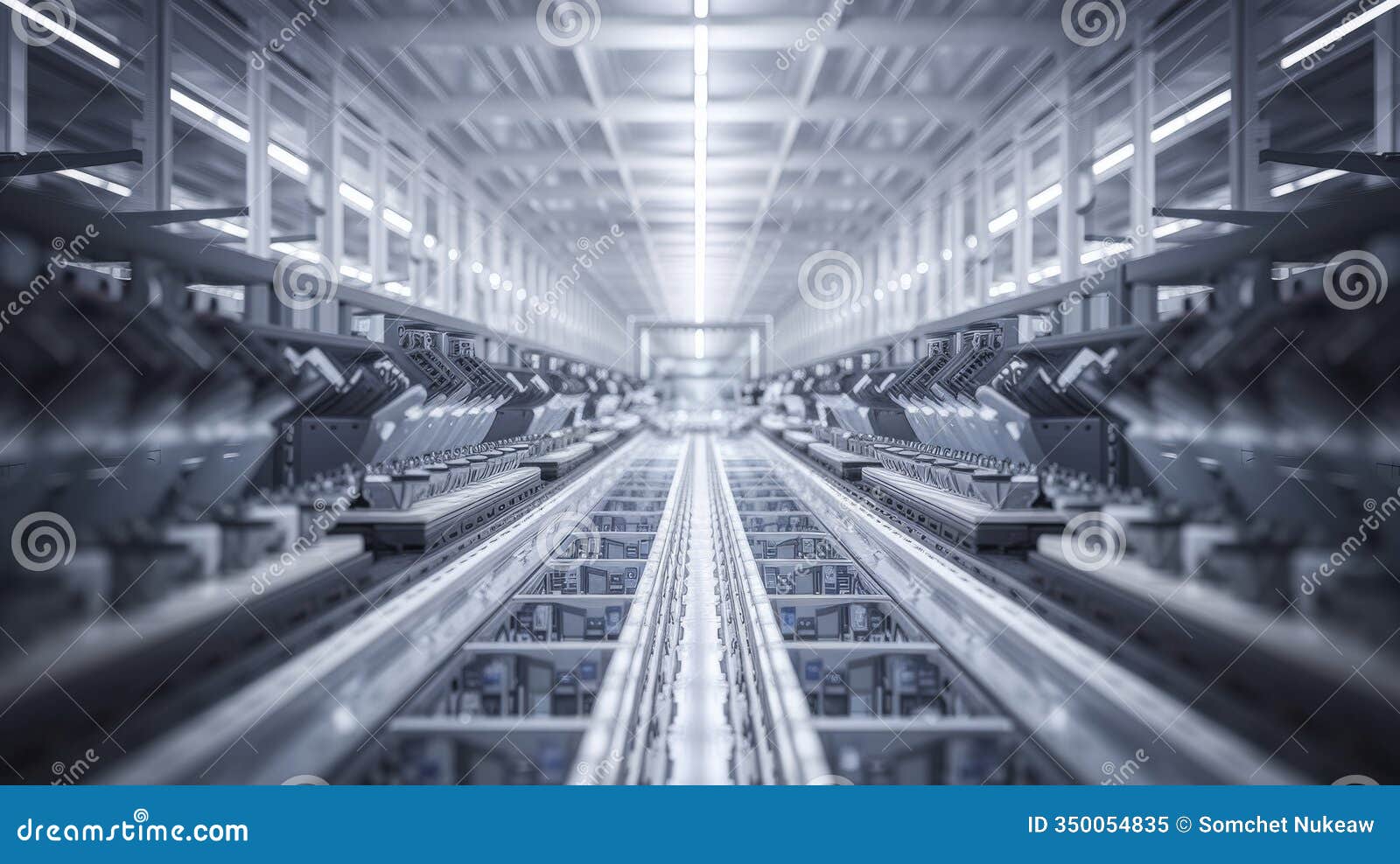 Streamlined Internal Supply Chain Operations Industrial Warehouse ...