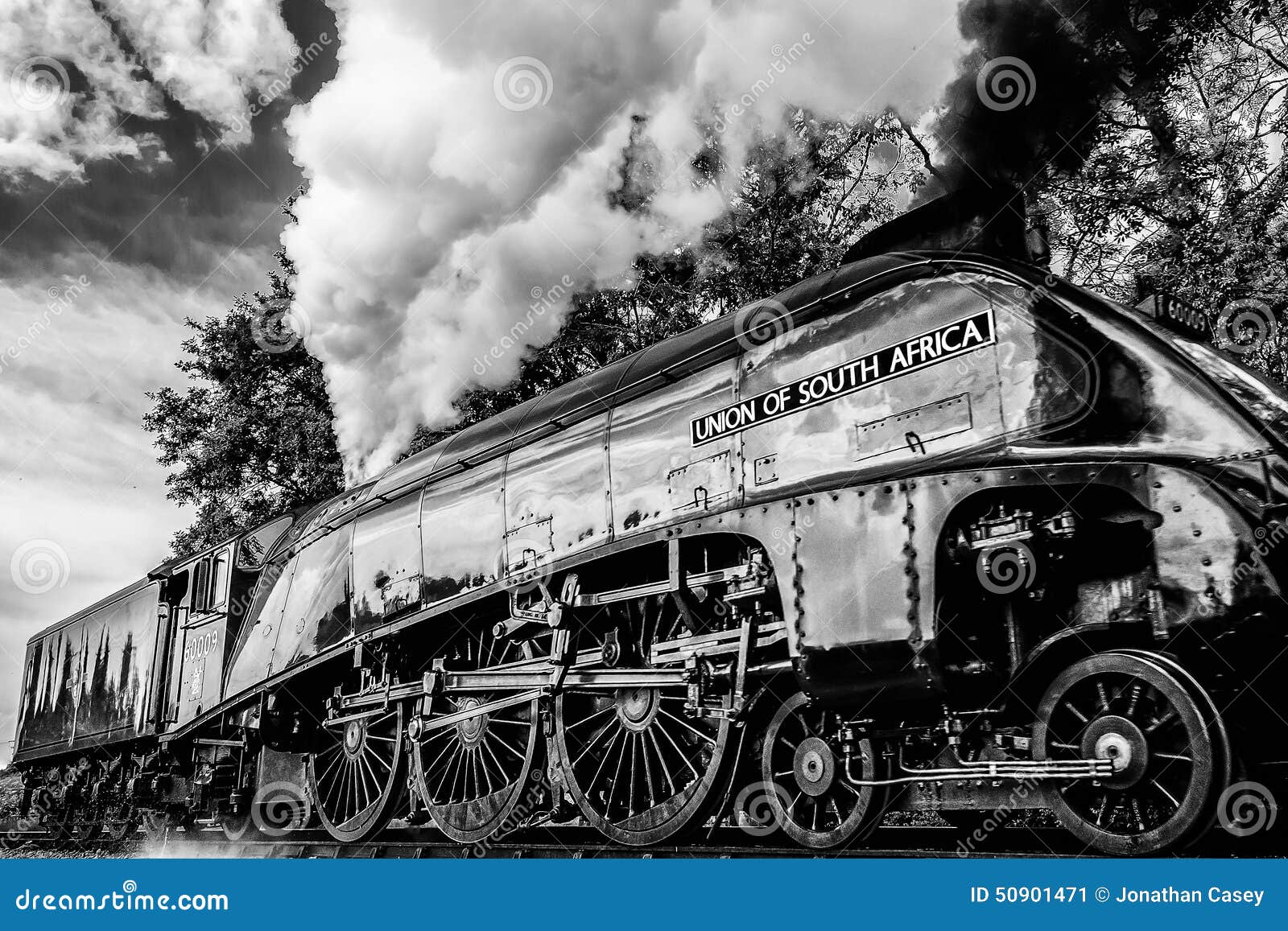 Streamlined Steam Engine editorial photo. Image of wheels - 50901471