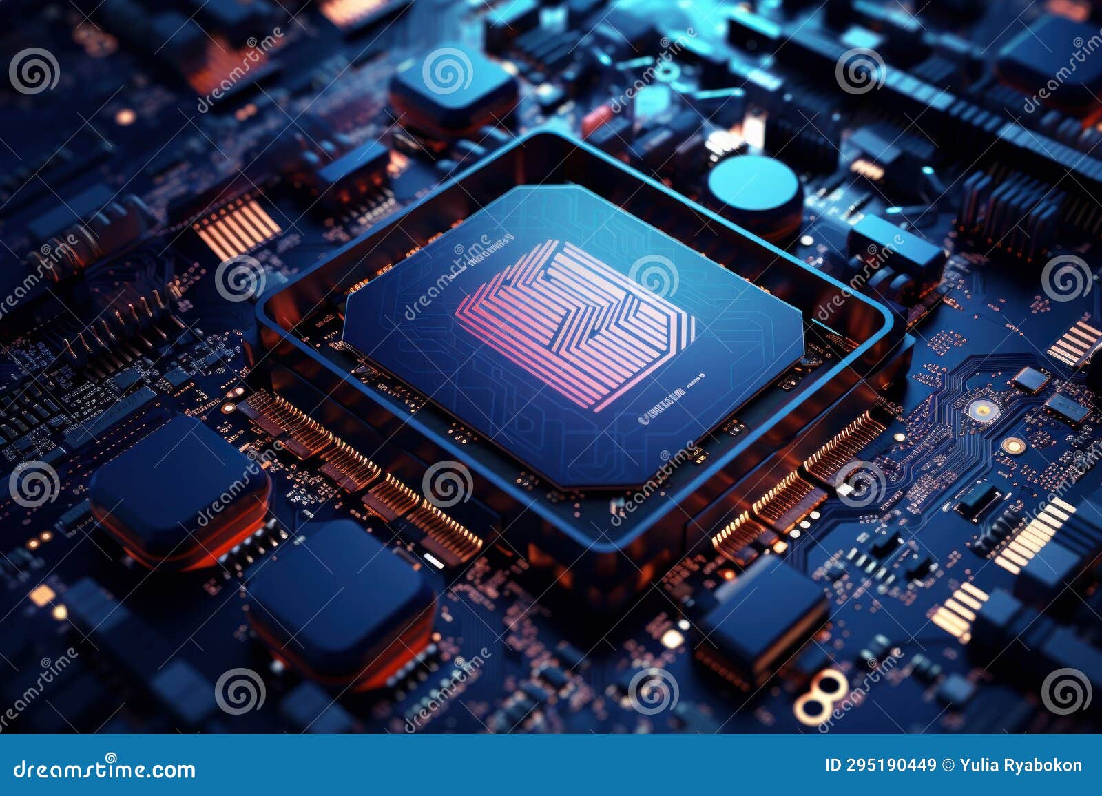 Streamlining Digitalization Processor. Generate Ai Stock Image - Image ... Streamlining Digitalization Processor. Generate Ai Stock Image - Image ...