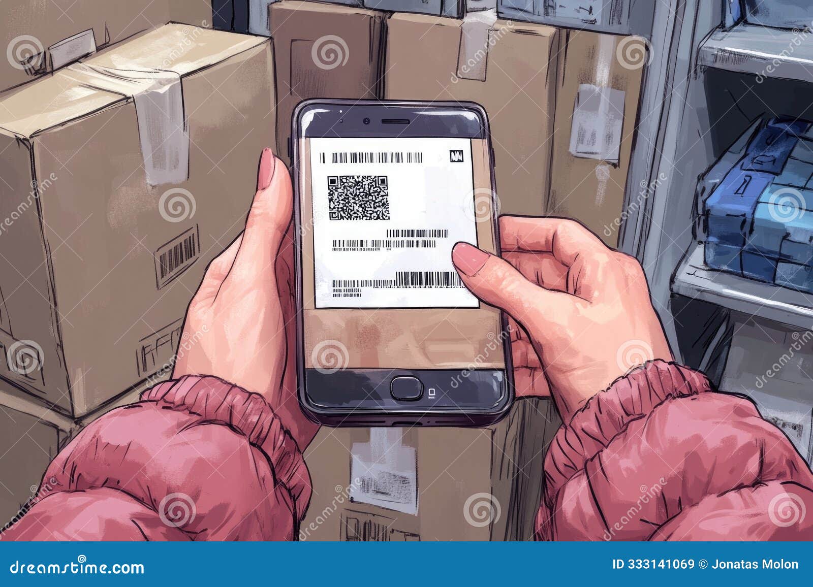 Streamlining Dropshipping: Scanning Packages for Efficient Logistics ...