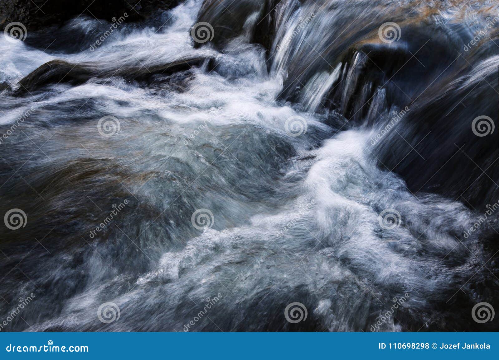 Streams in a Cold Wild River Stock Photo - Image of aqua, natural ...