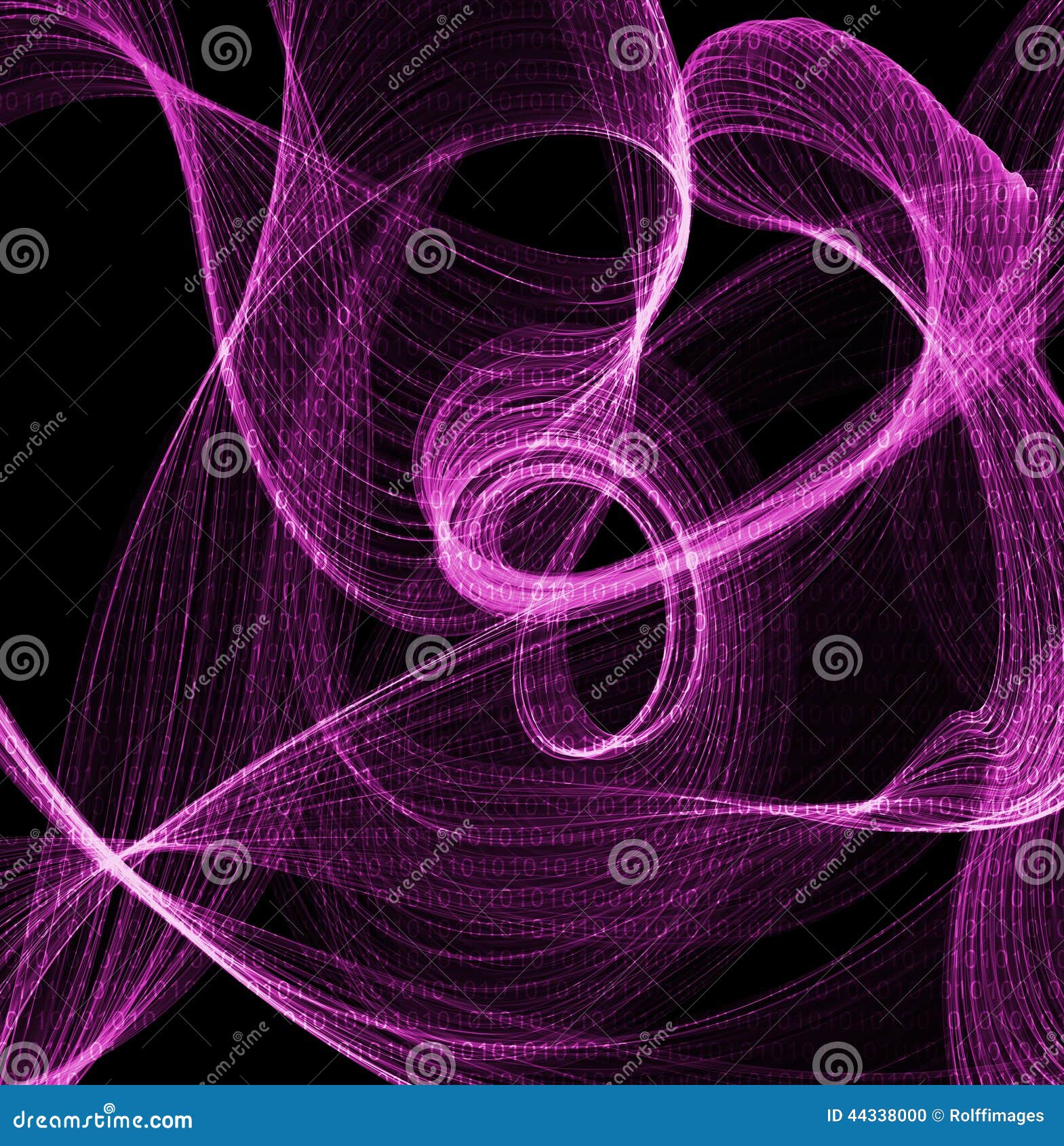 Streams of swirling binary stock illustration. Illustration of backdrop ...