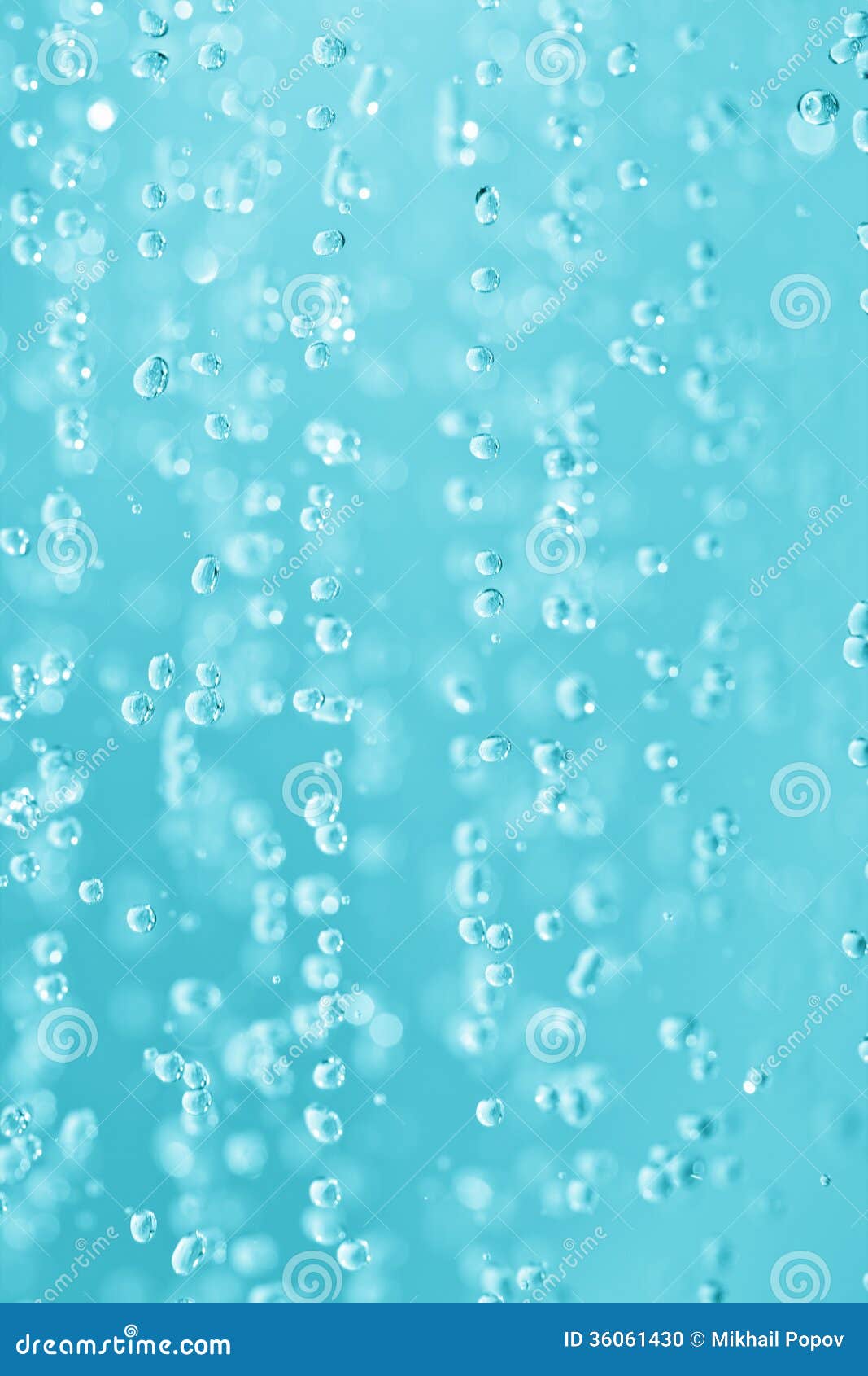 Streams of Water. Blue Toned Stock Photo - Image of refreshing ...