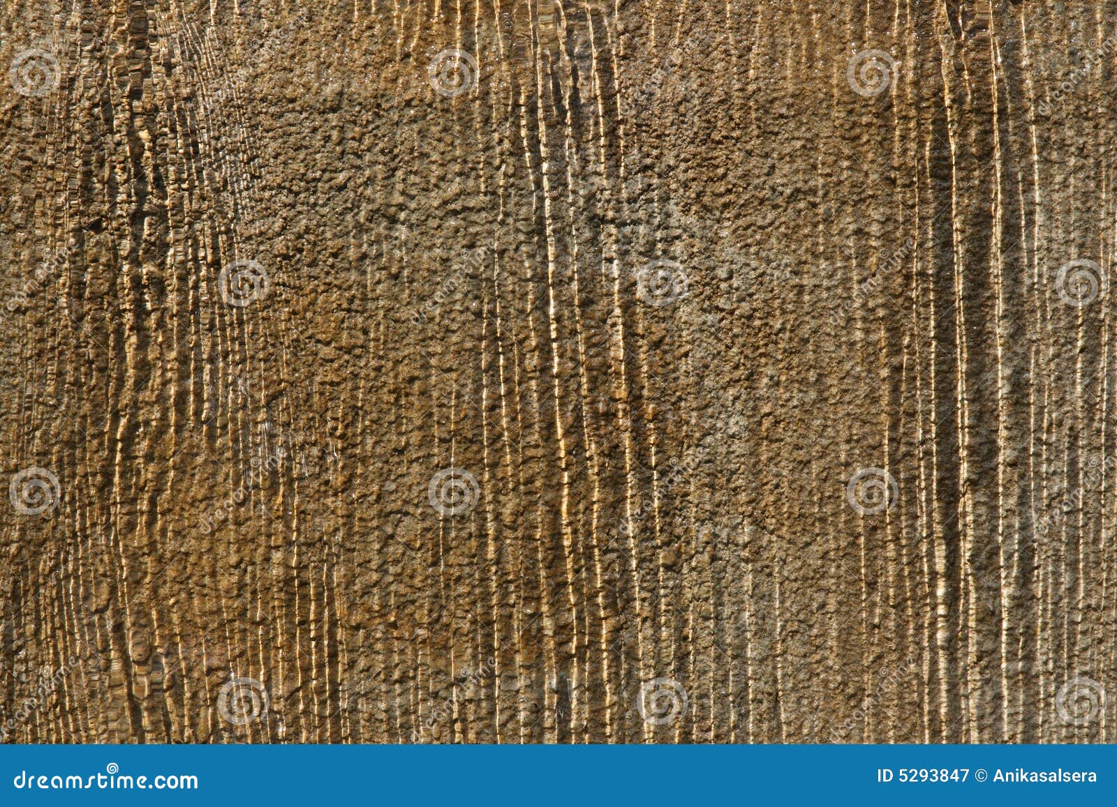 Streams Of Water Running Over Stone Wall Picture. Image: 5293847