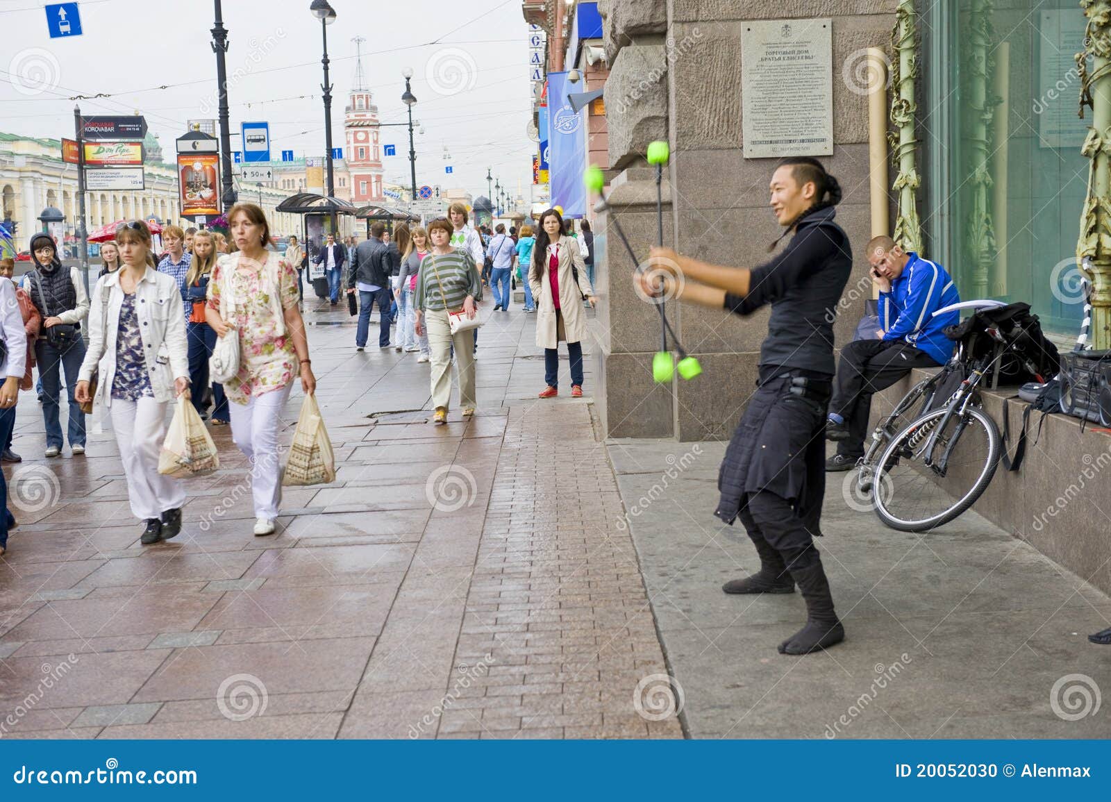 Street actor editorial image. Image of city, russian - 20052030