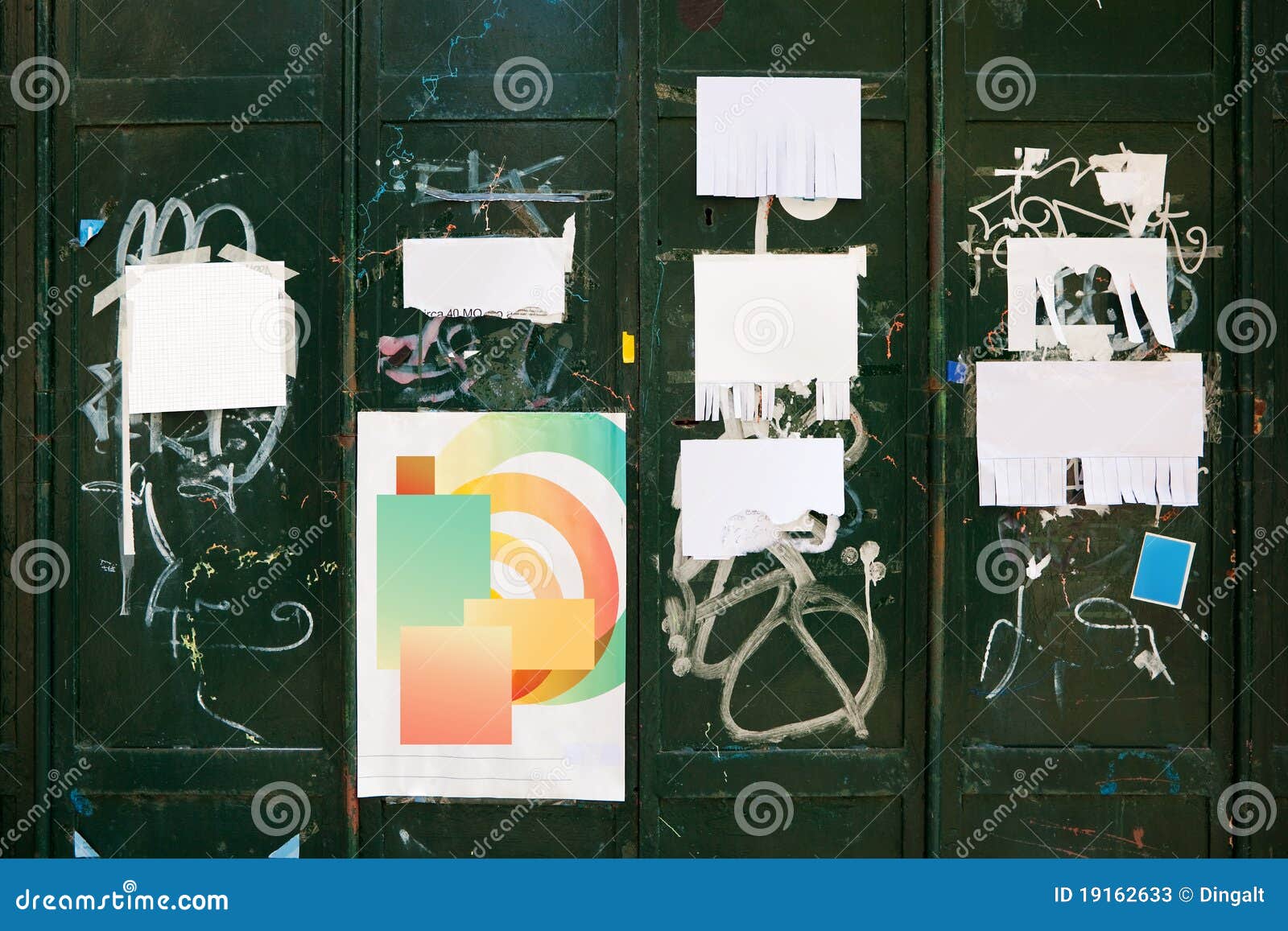 Street advertisement board stock image. Image of advertise - 19162633