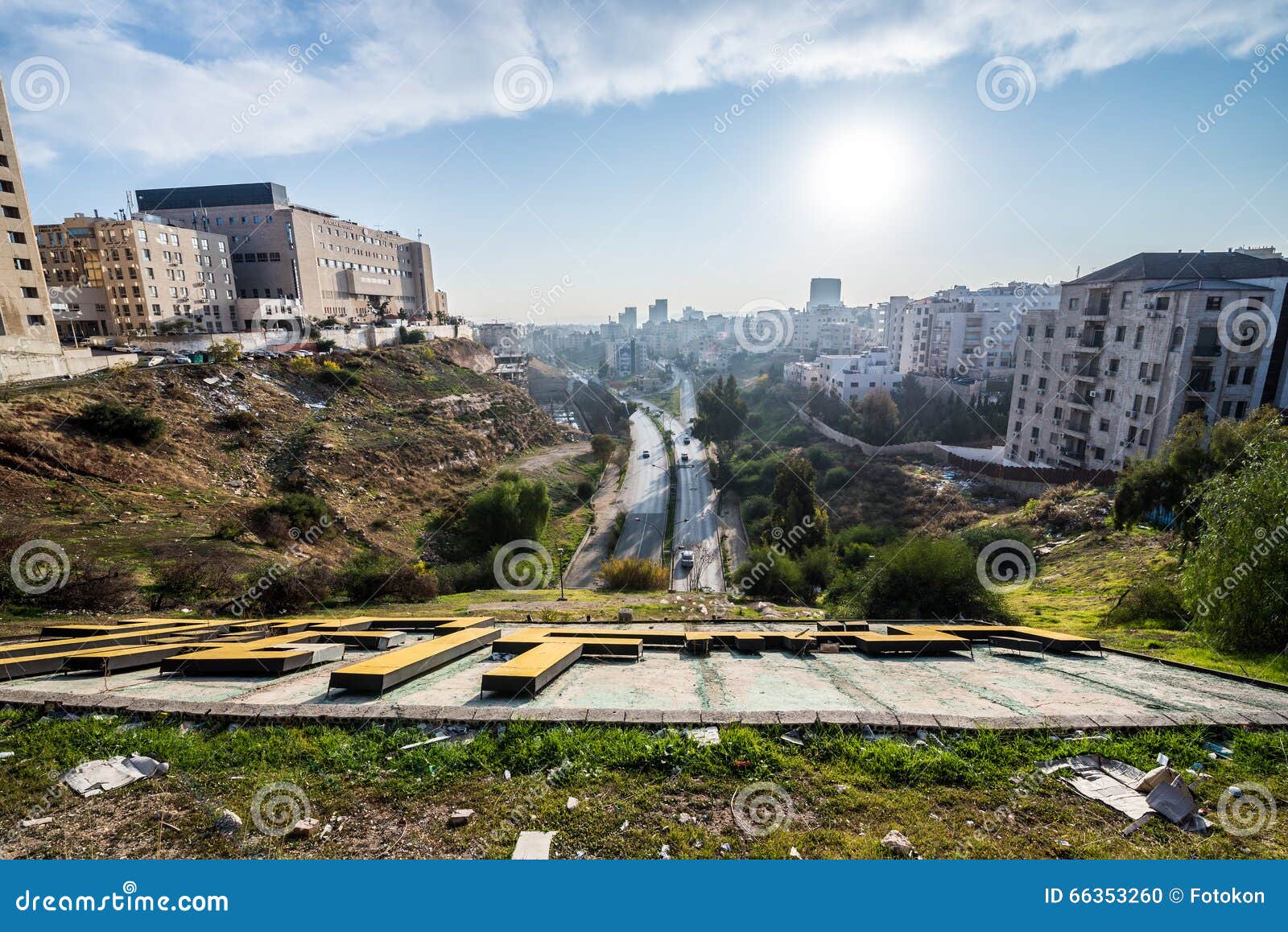 Arar City In Saudi Arabia Visualization Illustrative Concept On Display ...