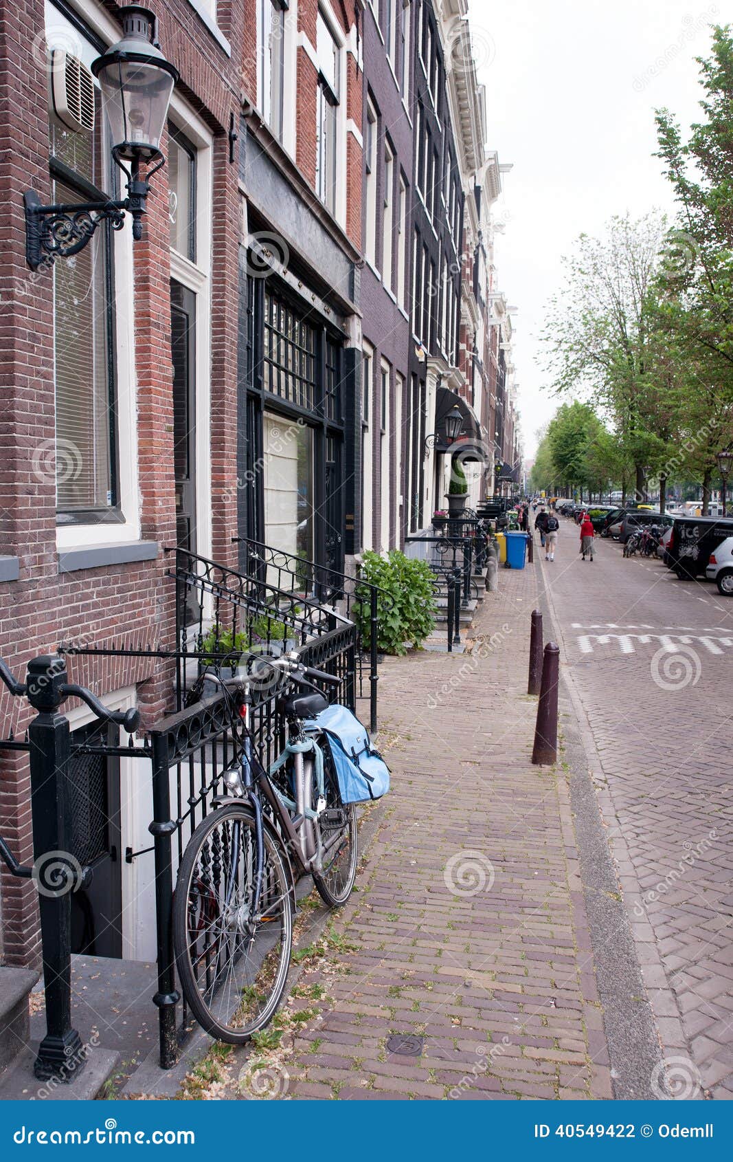 Street in Amsterdam editorial photography. Image of town - 40549422