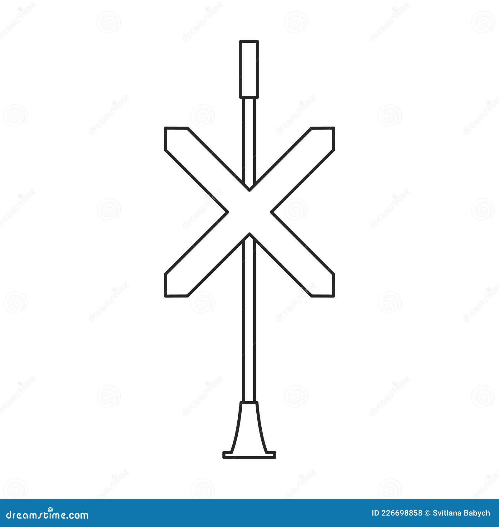 Street Arrow Vector Icon.Outline Vector Icon Street Arrow Isolated on ...
