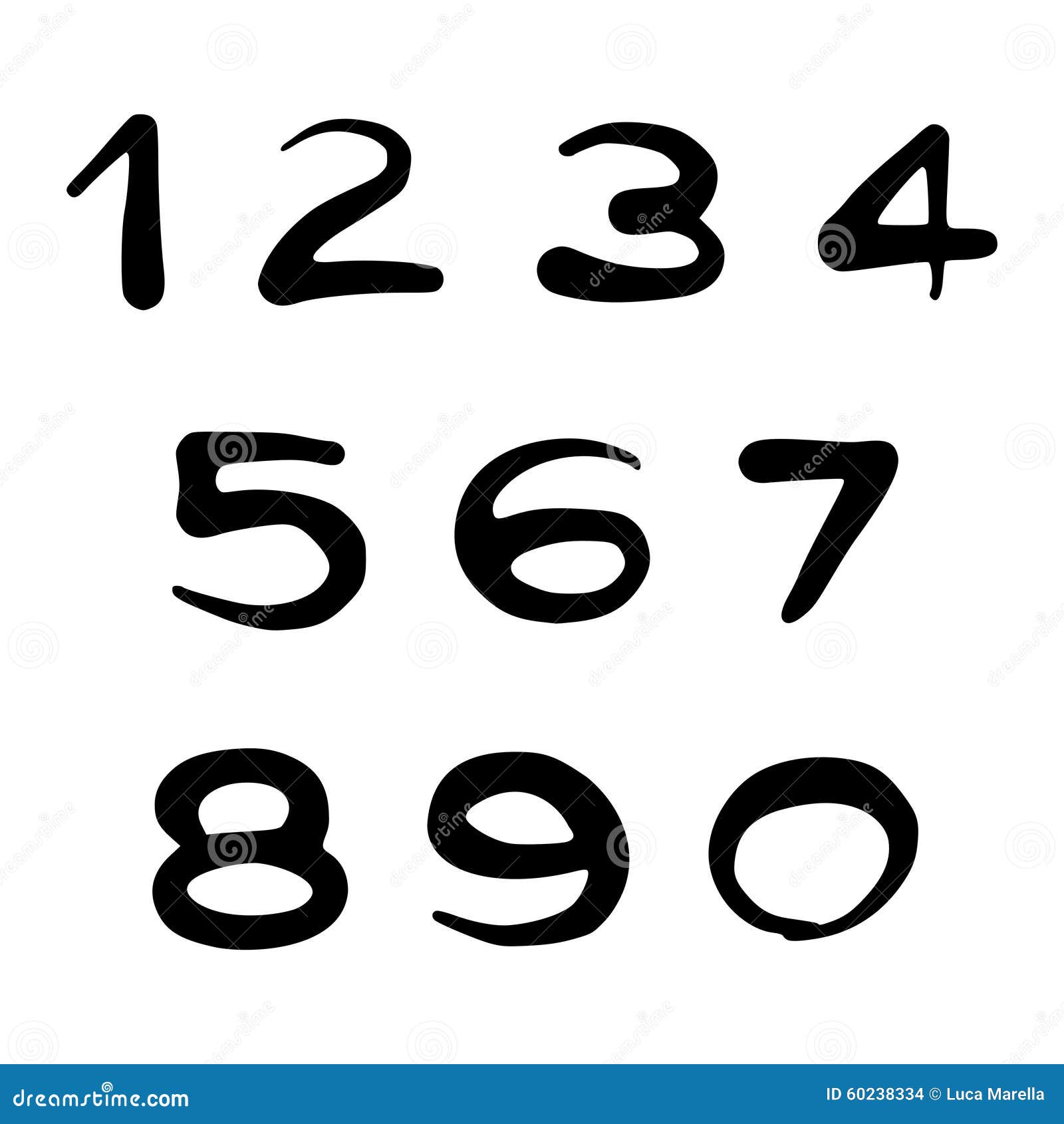 Graffiti Art Numbers