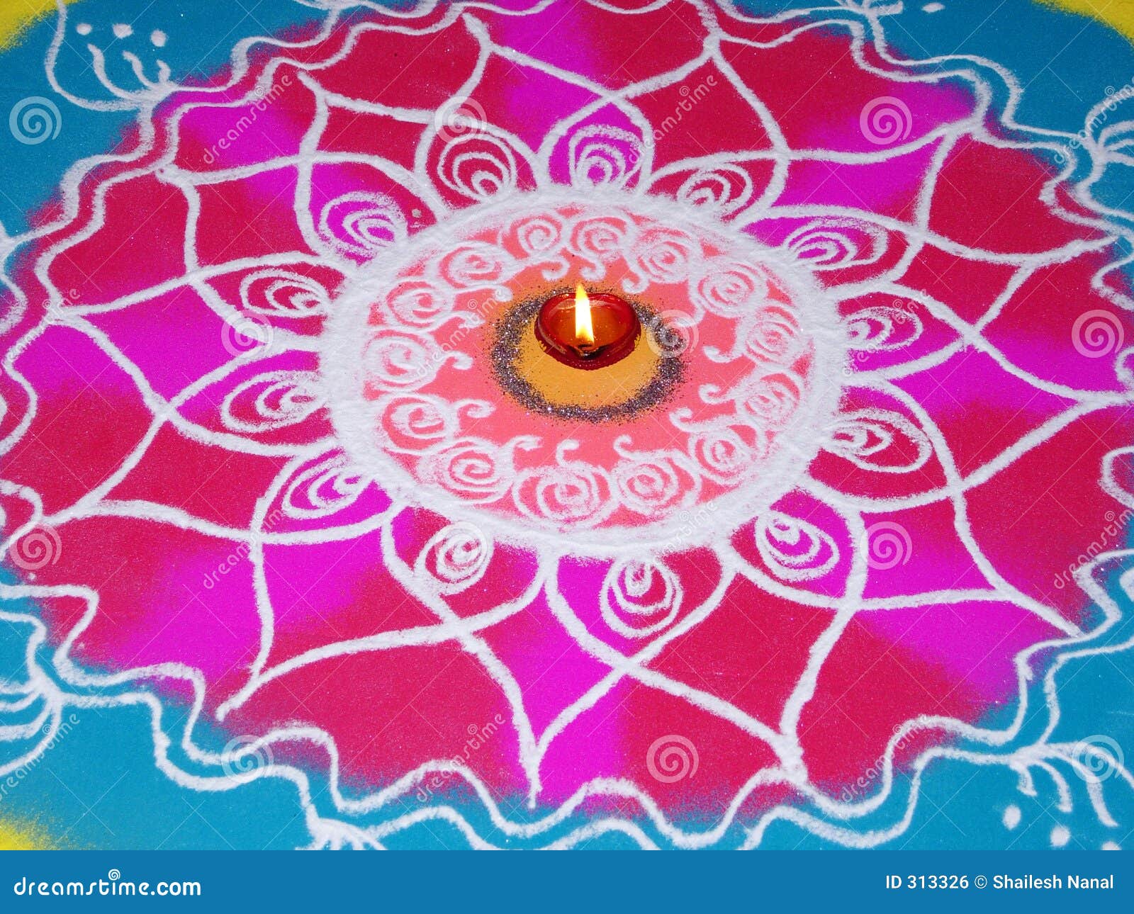 Street Art-Rangoli2 stock photo. Image of painter, colors - 313326