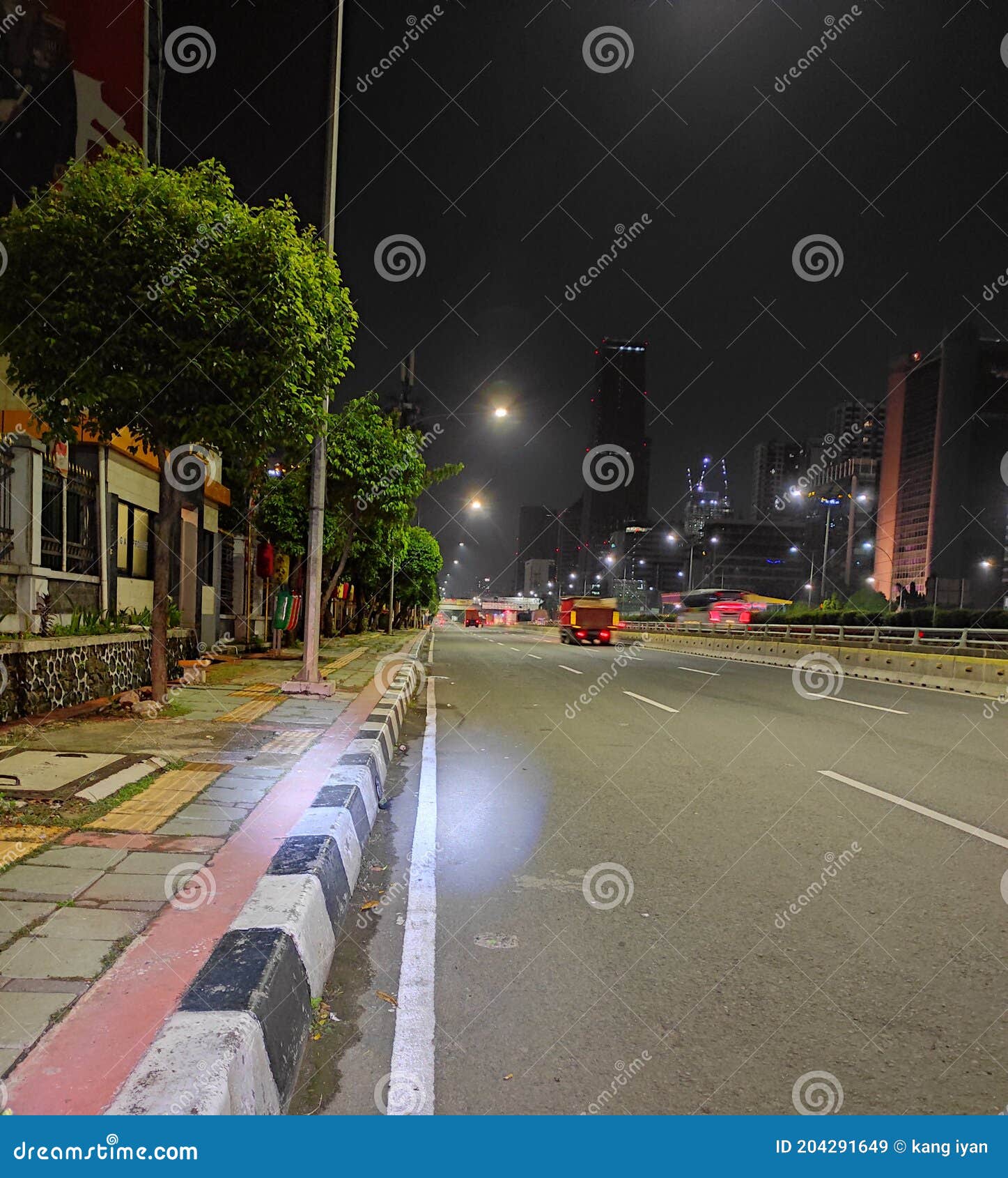 Street atmosphere at night editorial stock image. Image of ...