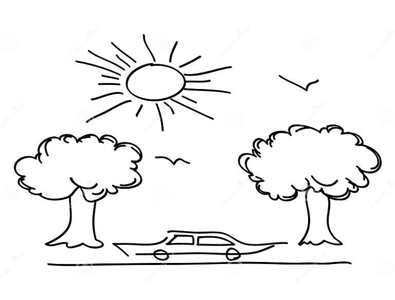 Street Background Abstract Illustration Stock Vector - Illustration of ...