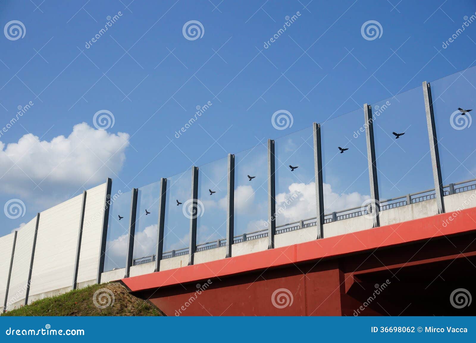 Street barrier stock photo. Image of architecture, blue - 36698062