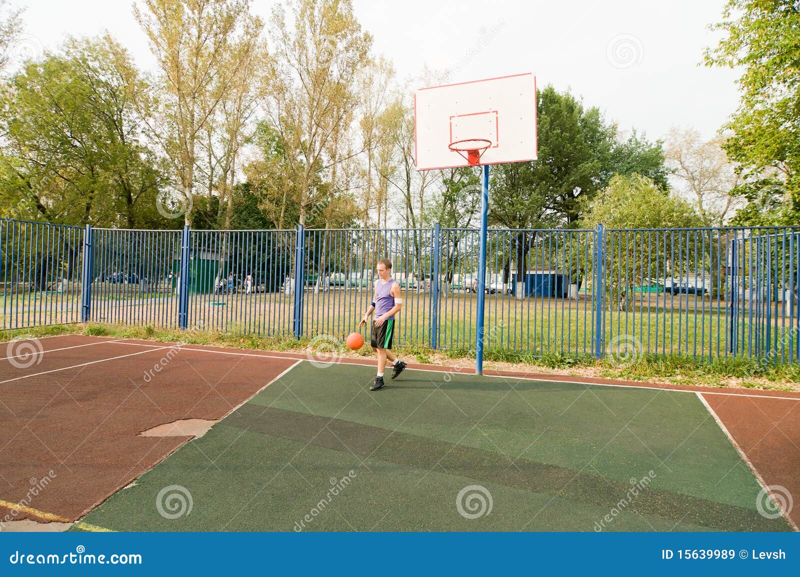 Street basketball player stock image. Image of board - 15639989