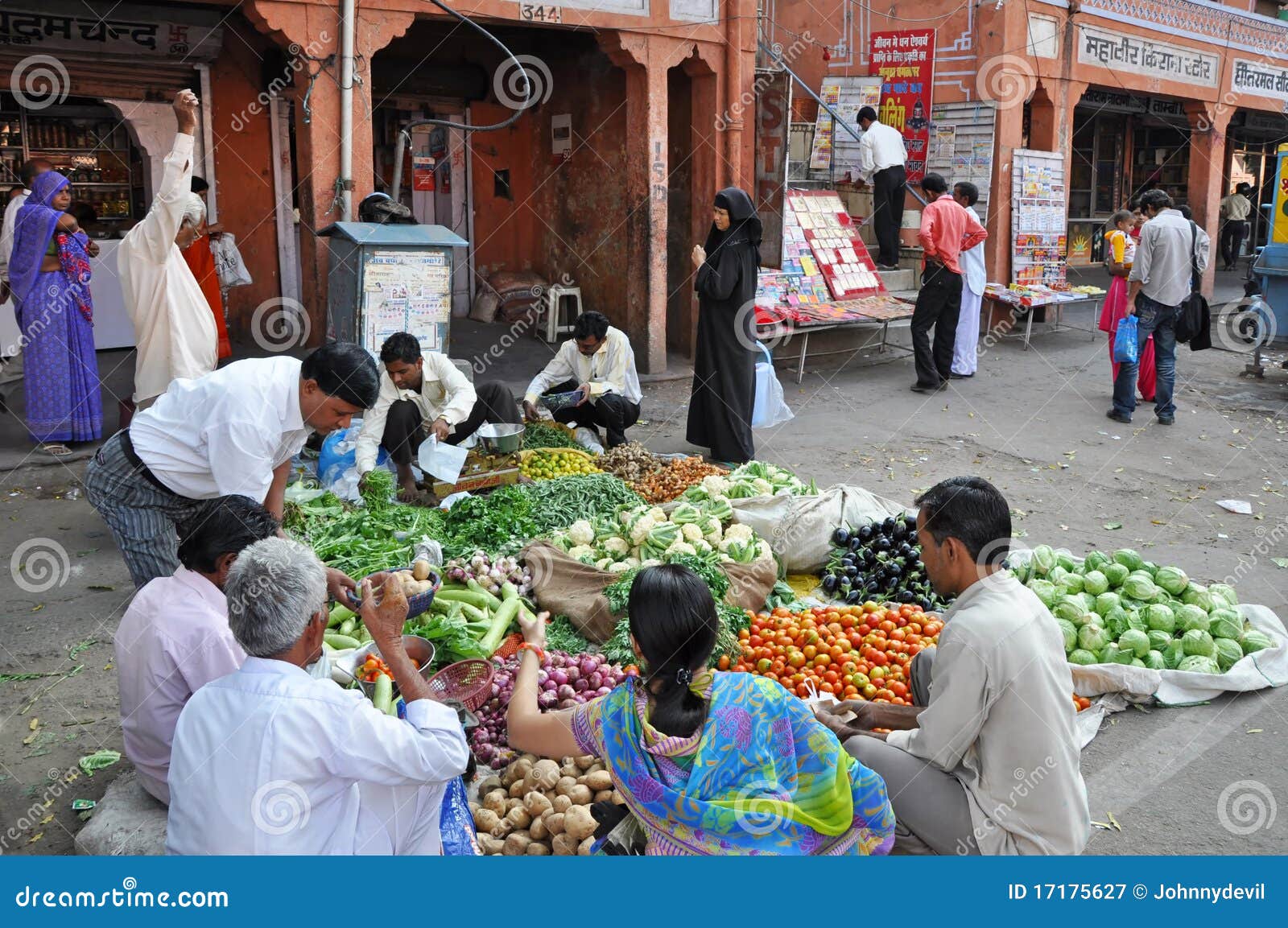 Street Bazaar in India editorial photography. Image of architectural ...