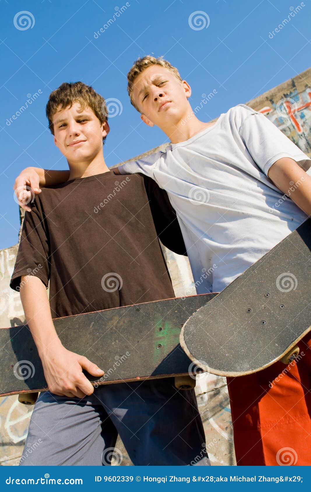 Street boys stock image. Image of casual, blue, friend - 9602339