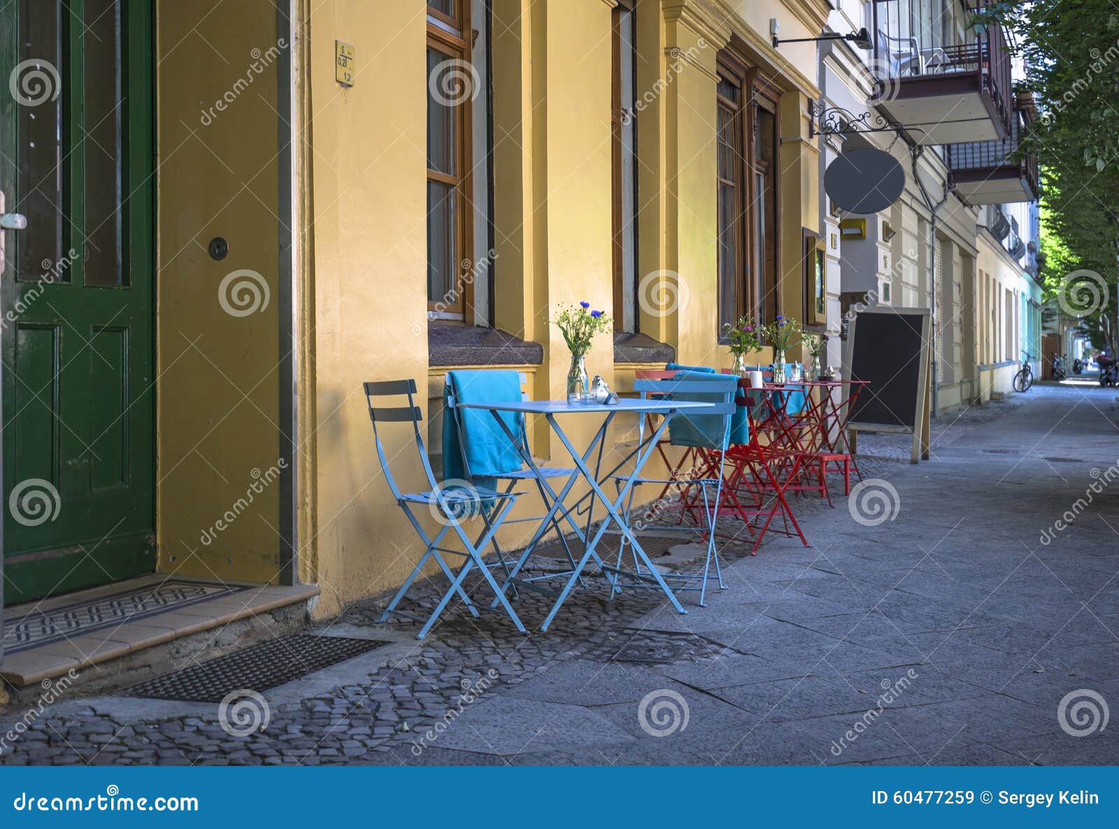 Street cafe in Berlin stock image. Image of people, germany - 60477259