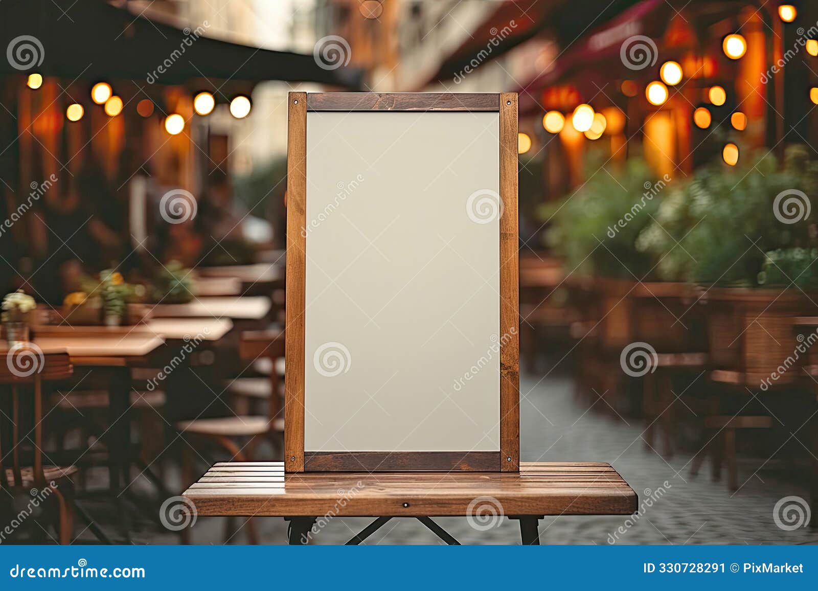 Cafe Menu Board Design With Coffee, Croissant, Muffin And Donut Symbols ...