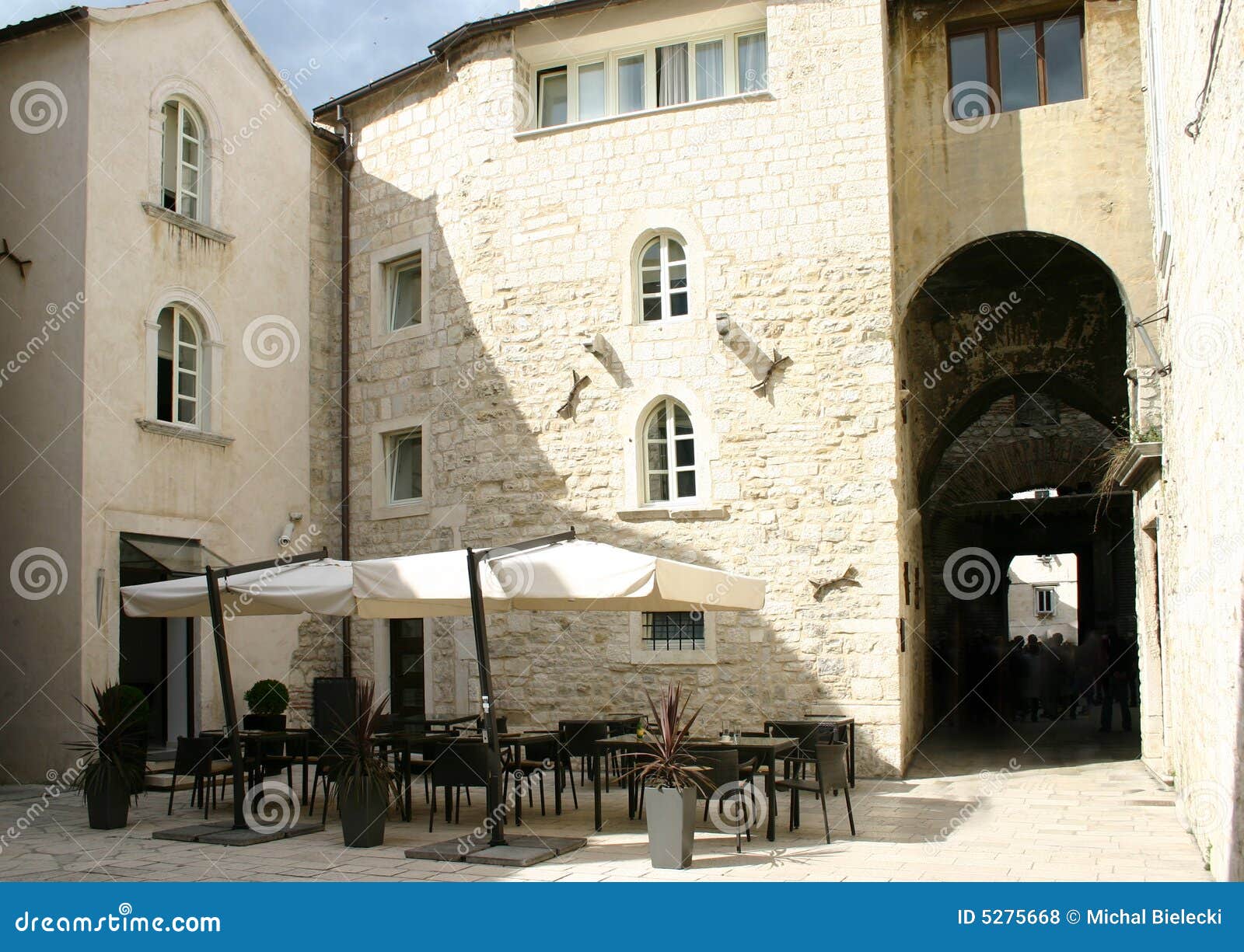 Street Cafe in Split. Croatia Stock Photo - Image of croatia, travel ...