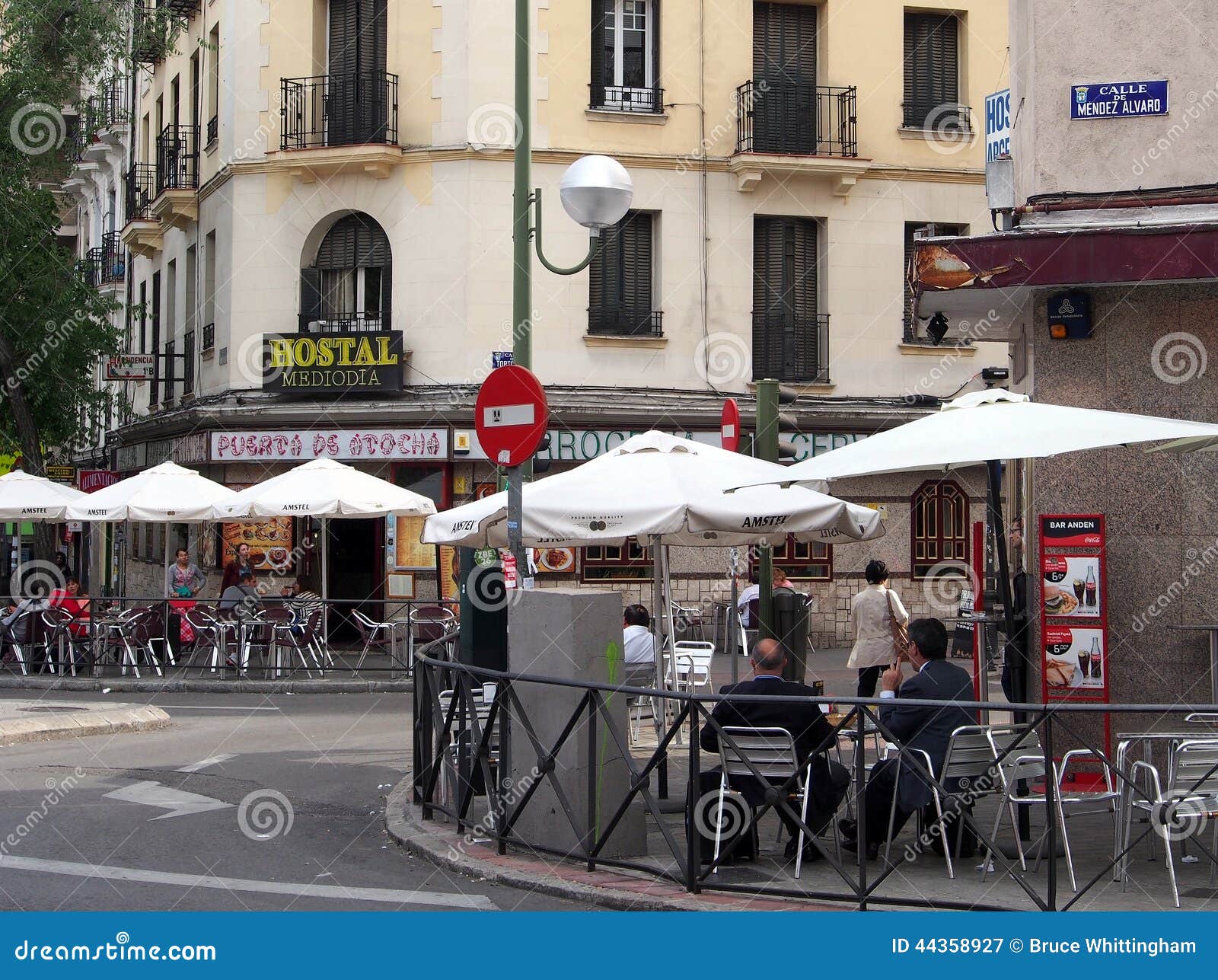 Street Cafes, Madrid, Spain Editorial Photography - Image of snack ...