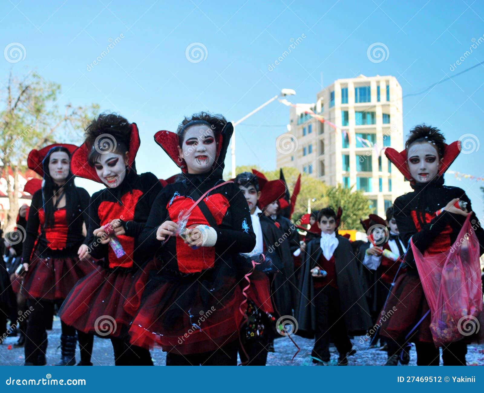 Street carnival - vampires editorial photography. Image of happy - 27469512