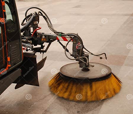 Street cleaner stock image. Image of closeup, pavement - 11276691