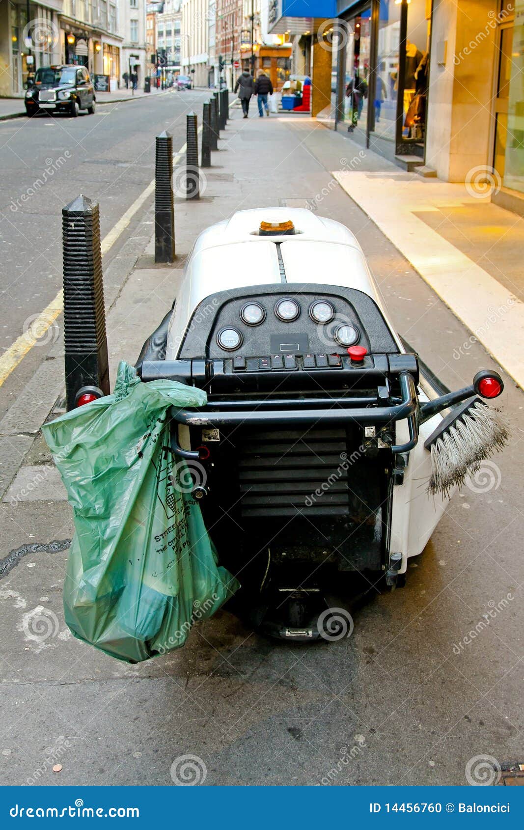 Street cleaner stock photo. Image of machine, sweeper - 14456760