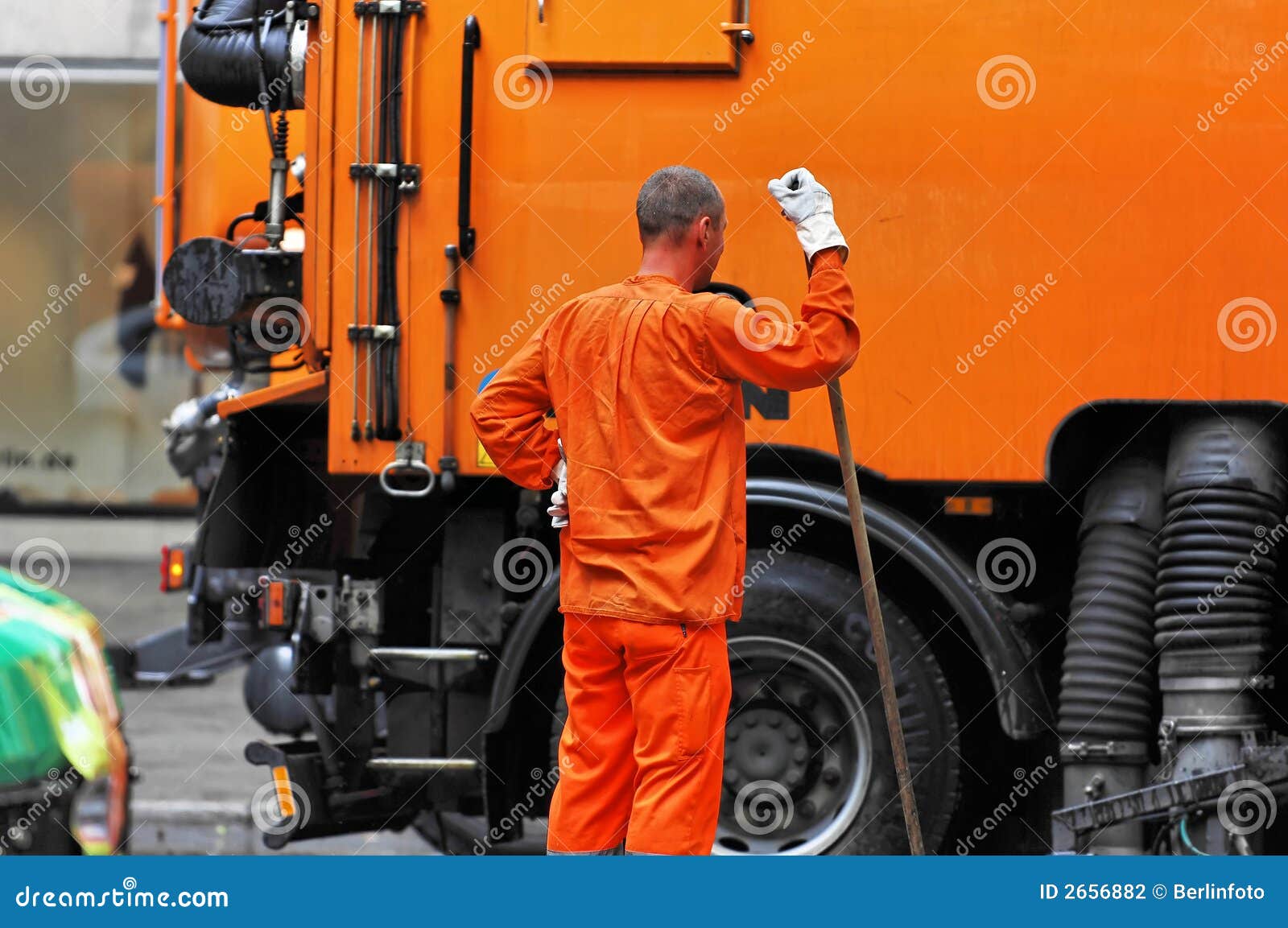 Street cleaner stock photo. Image of cleaner, middleaged - 2656882