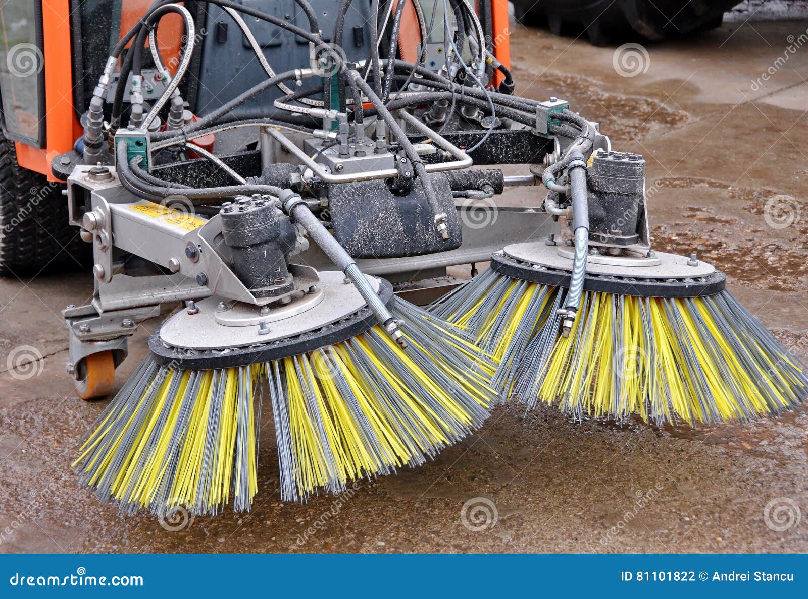Street cleaner machine stock photo. Image of trash, cleaner - 81101822