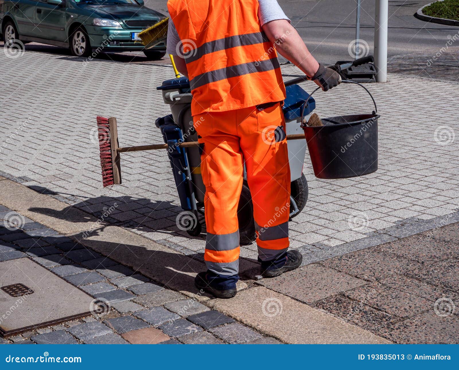 Street Cleaning in the City Stock Image - Image of cleaning, clean ...