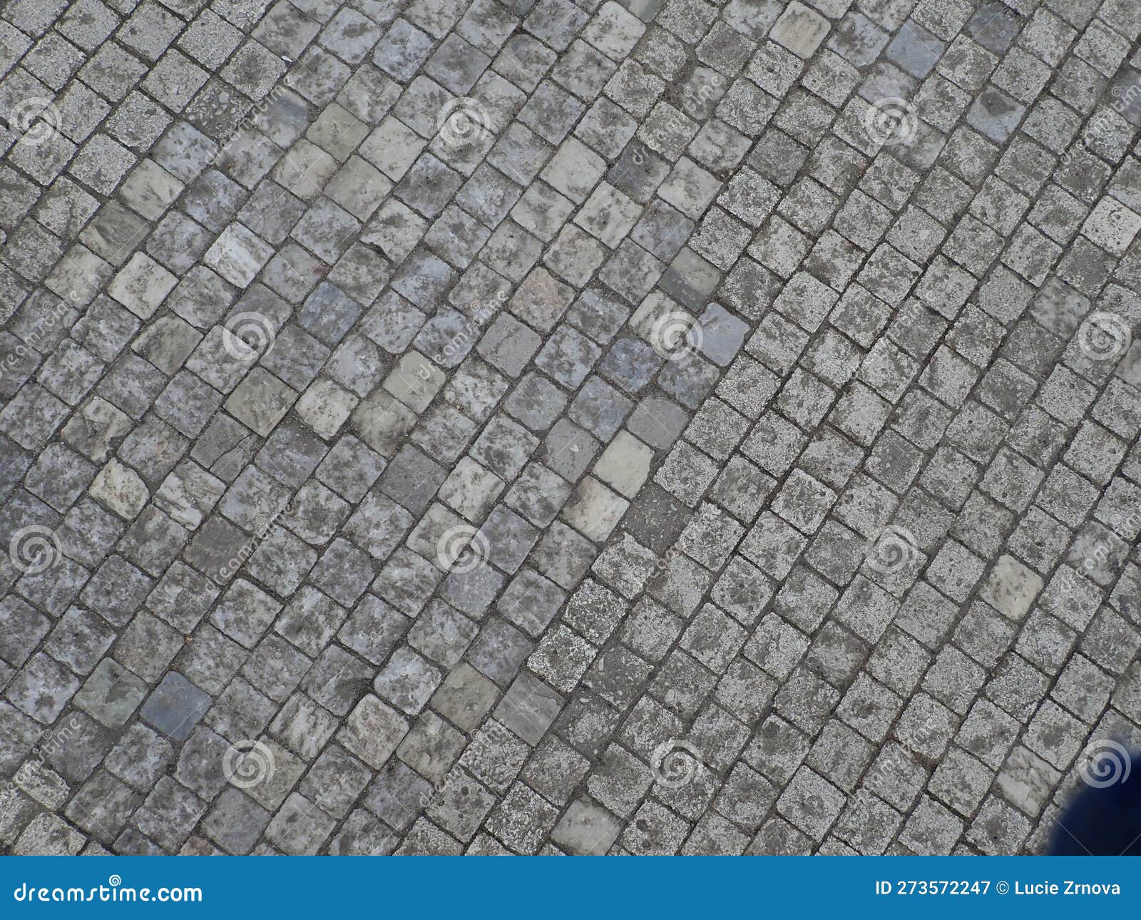 Street Concrete Cobble Tiles Pattern Stock Image - Image of rough ...
