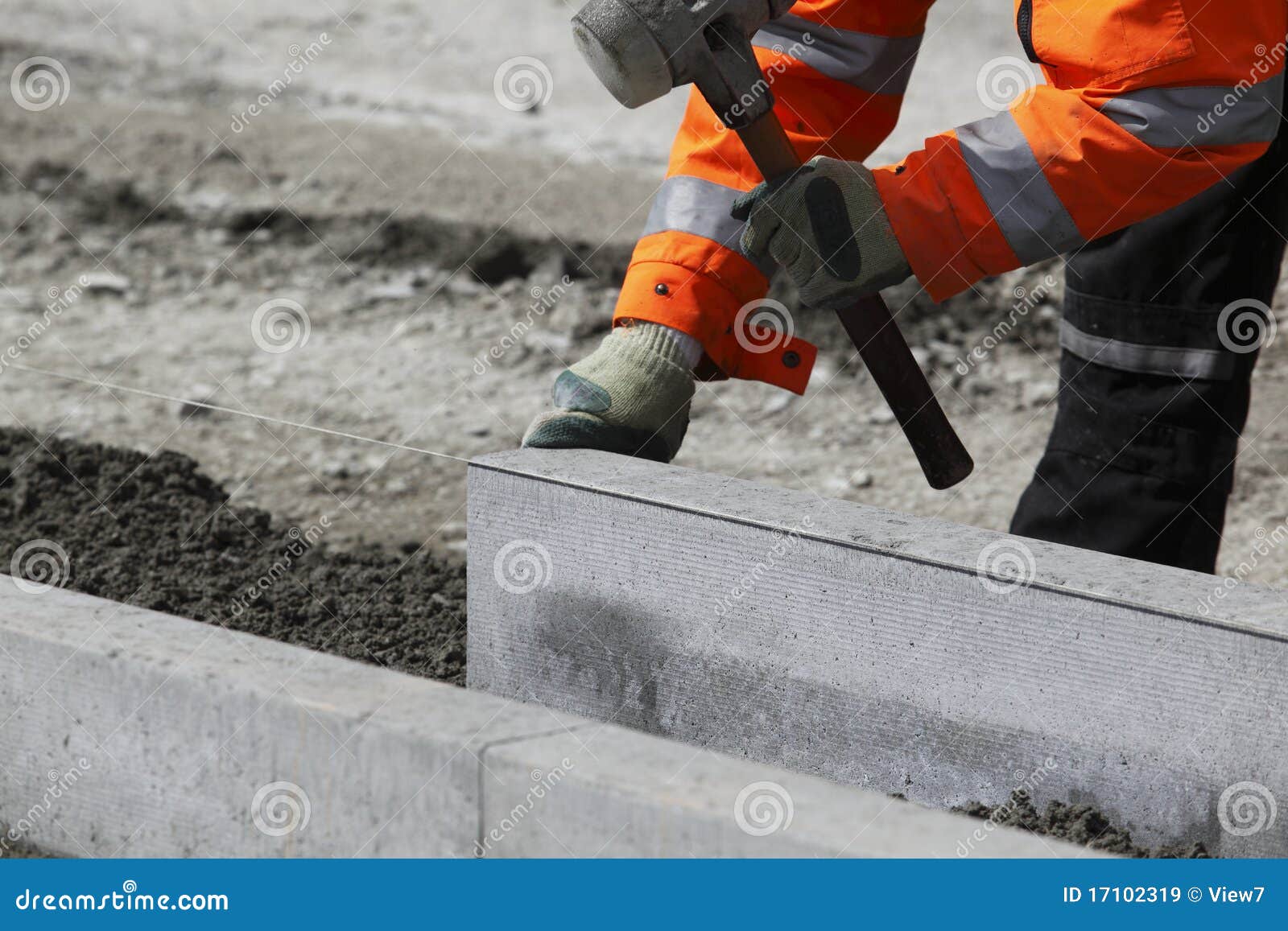 Street Construction stock image. Image of sledge, working - 17102319