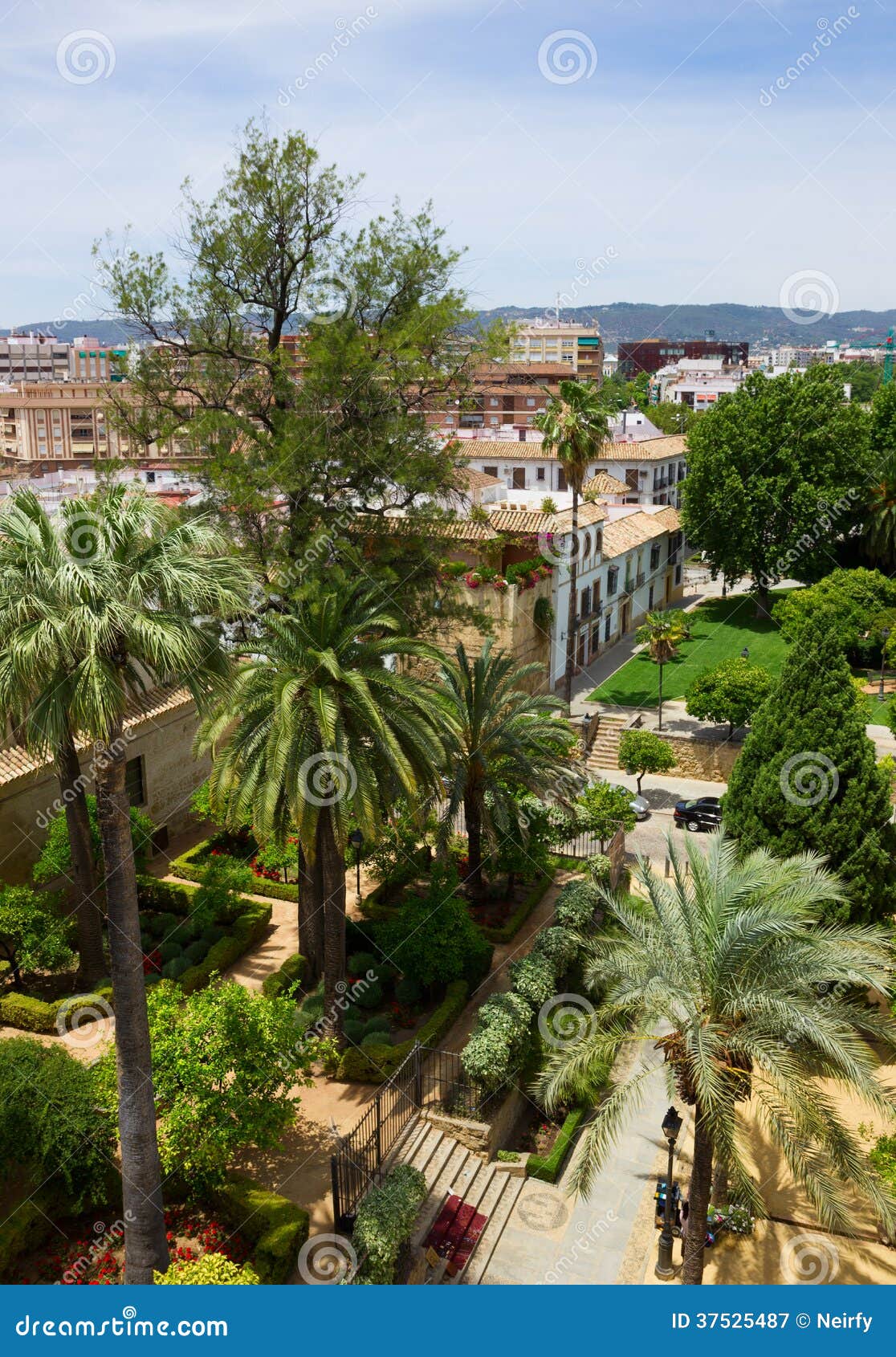 Street of Cordoba, Spain stock image. Image of church - 37525487