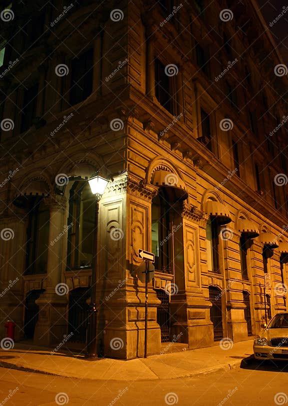 Street corner stock image. Image of exposure, night, dark - 392569
