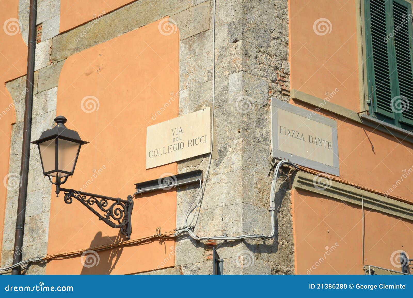 Street Corner in Tuscany, Italy Stock Photo - Image of italy ...