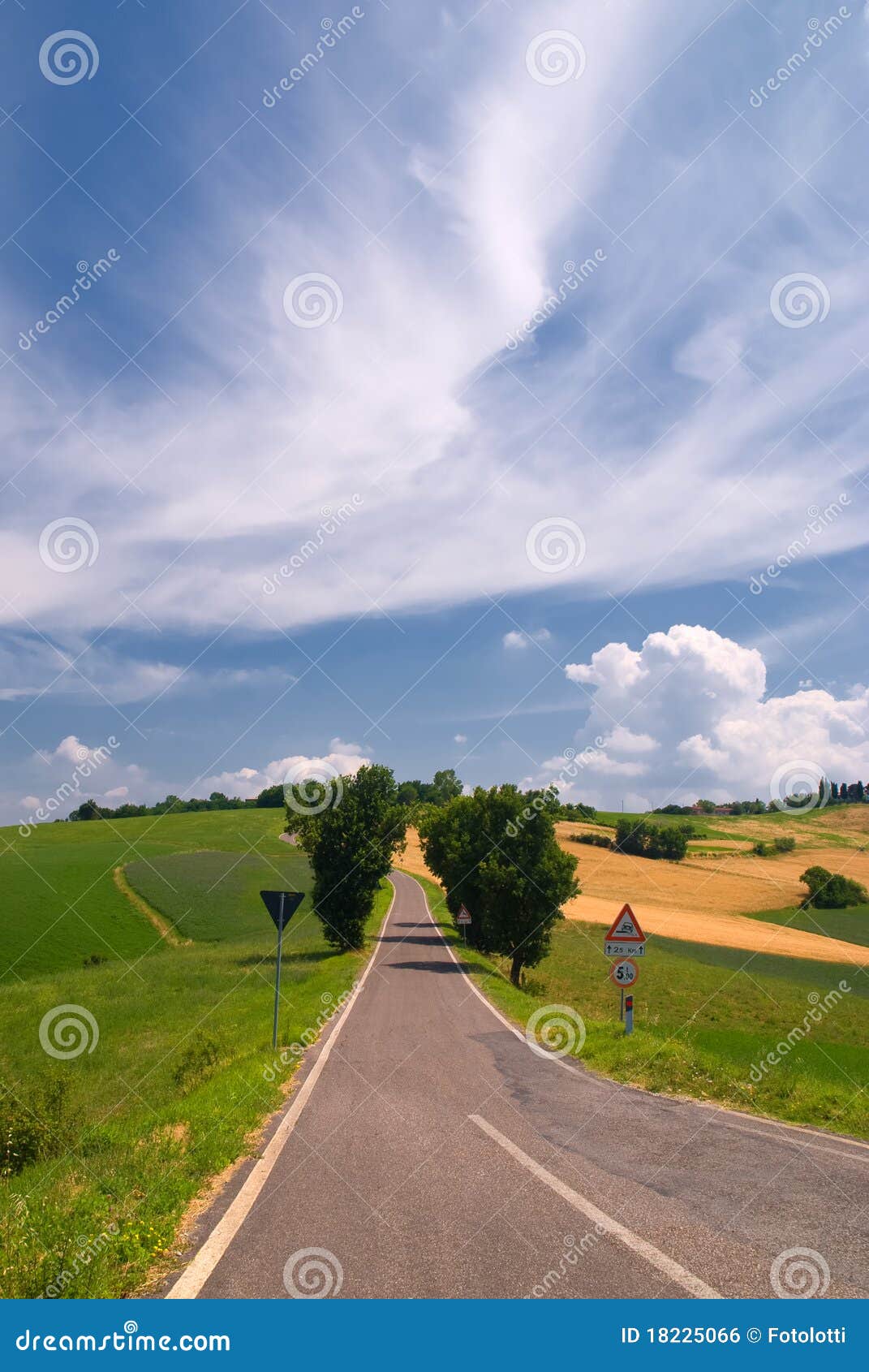 Street in countryside stock photo. Image of weather, isolated - 18225066