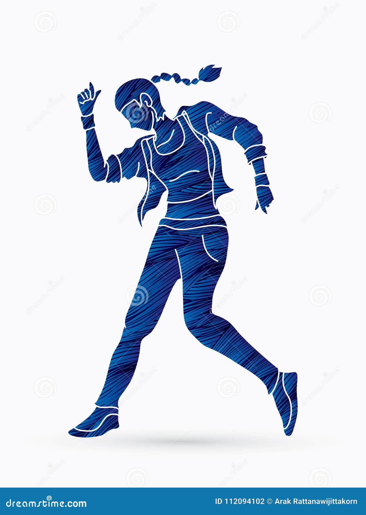 Street Dance, Dancer Action Graphic Vector. Stock Vector - Illustration ...
