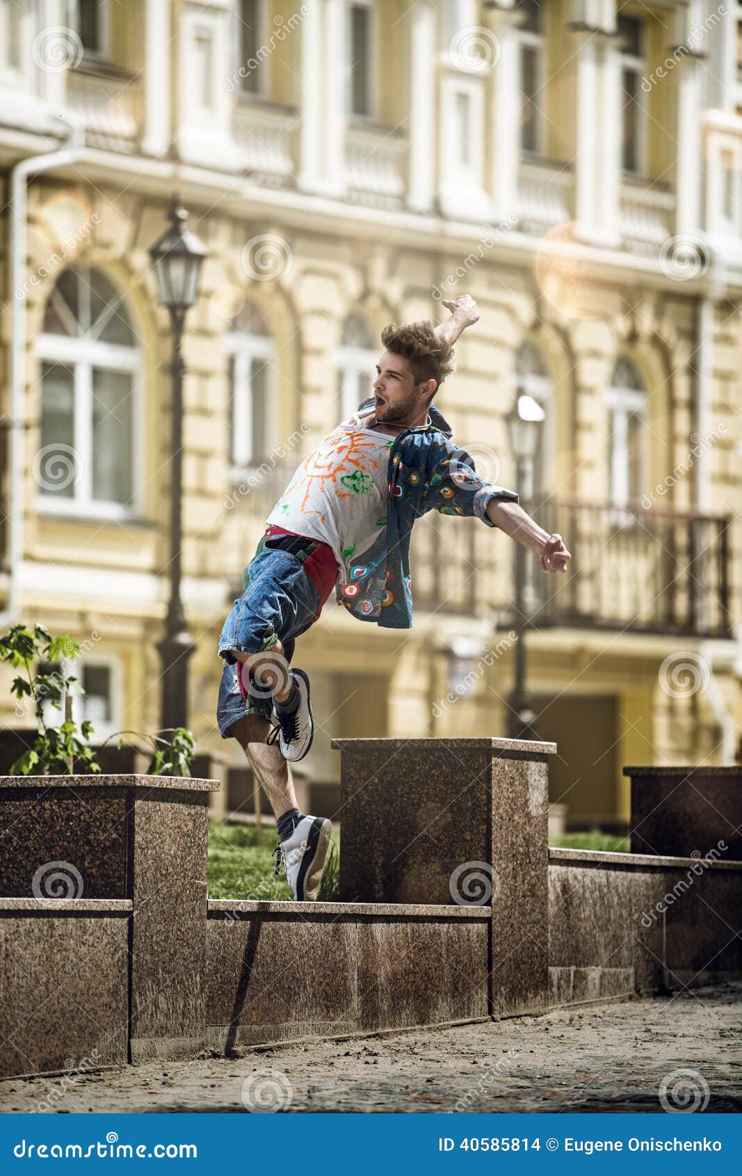 Street dancer stock photo. Image of jumping, dance, motion - 40585814