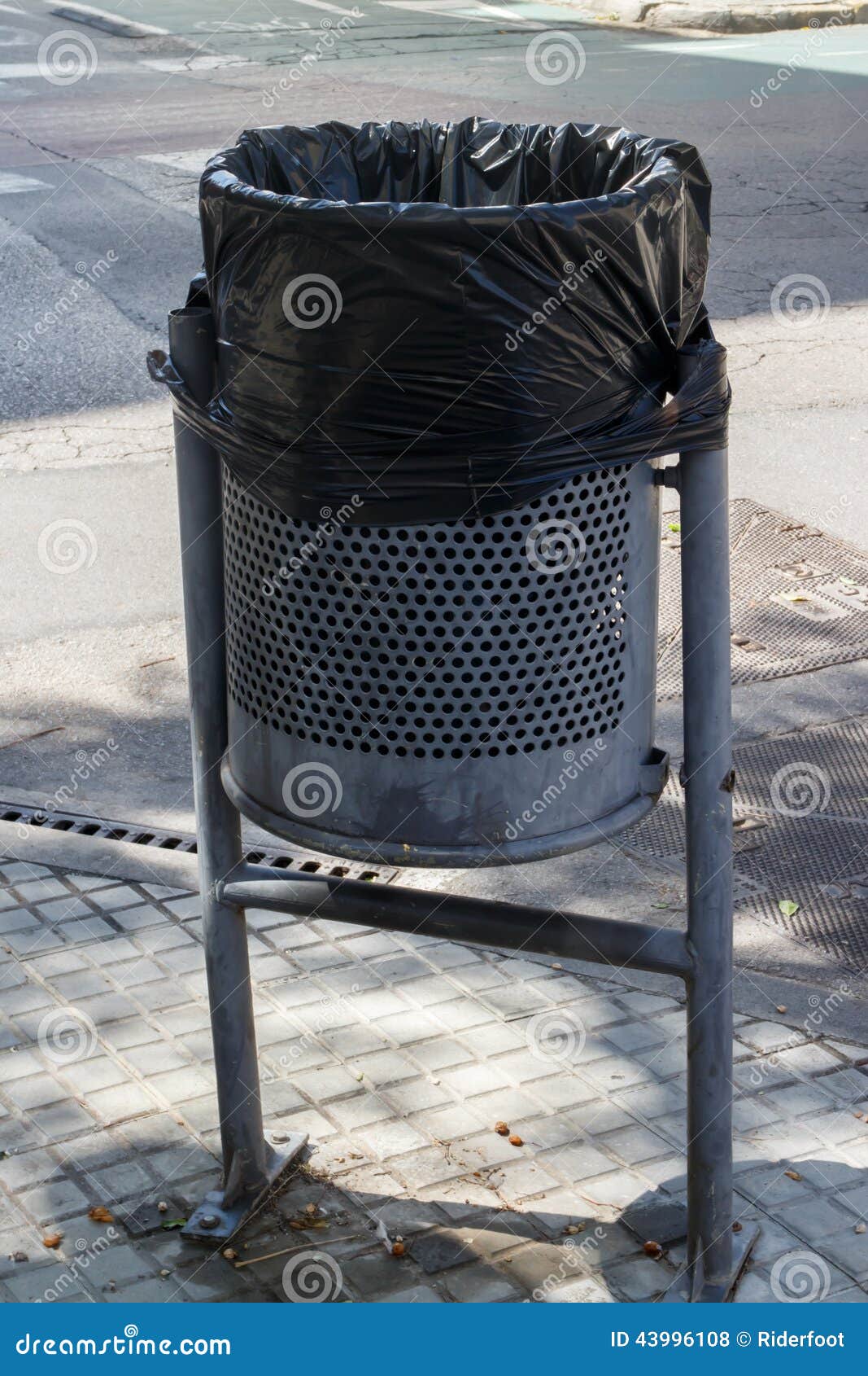 Street Dust-bin stock photo. Image of four, garbage, segregate - 43996108