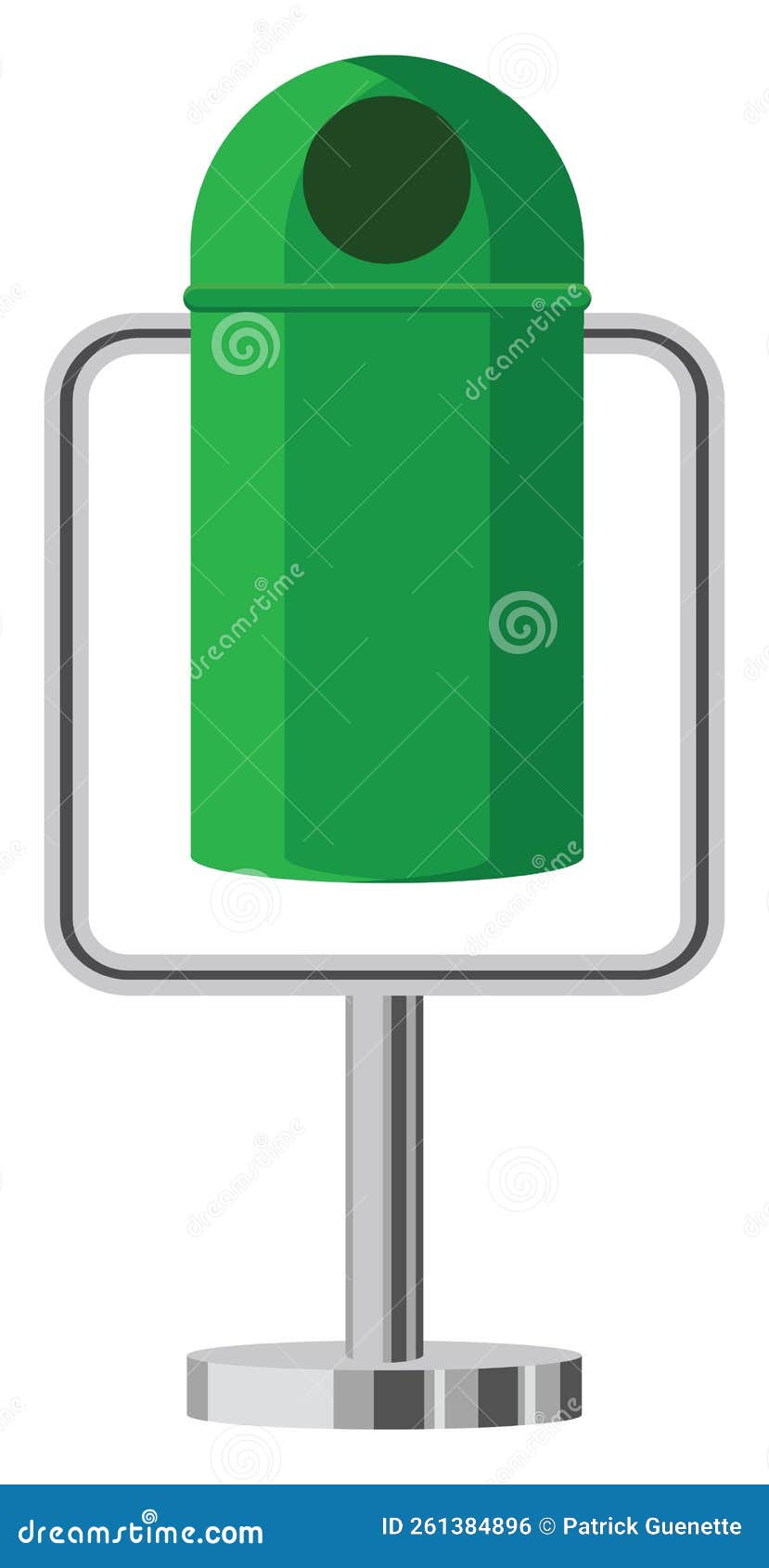 Street dustbin, icon stock vector. Illustration of environmental ...