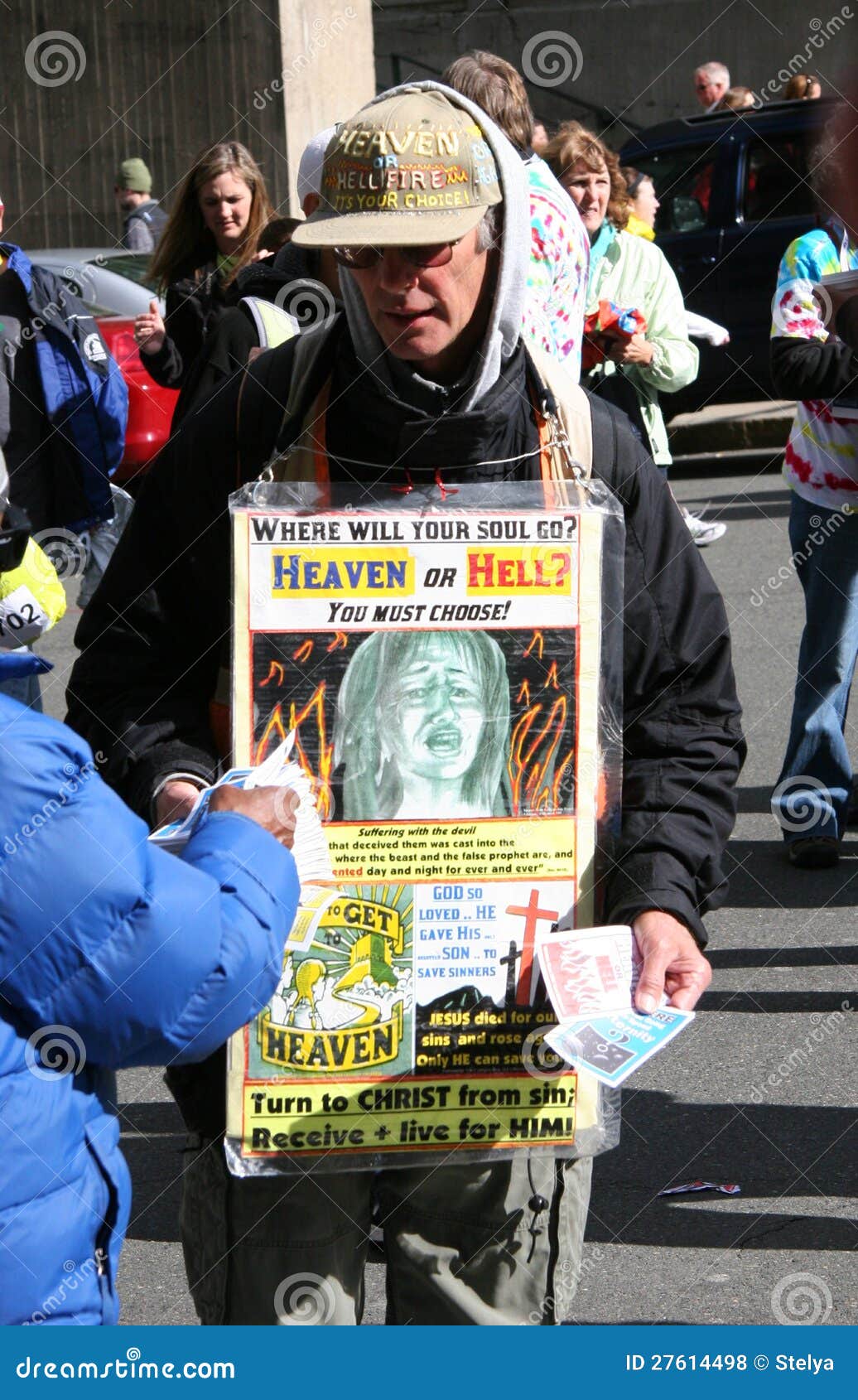 Street Evangelist editorial stock photo. Image of christian - 27614498