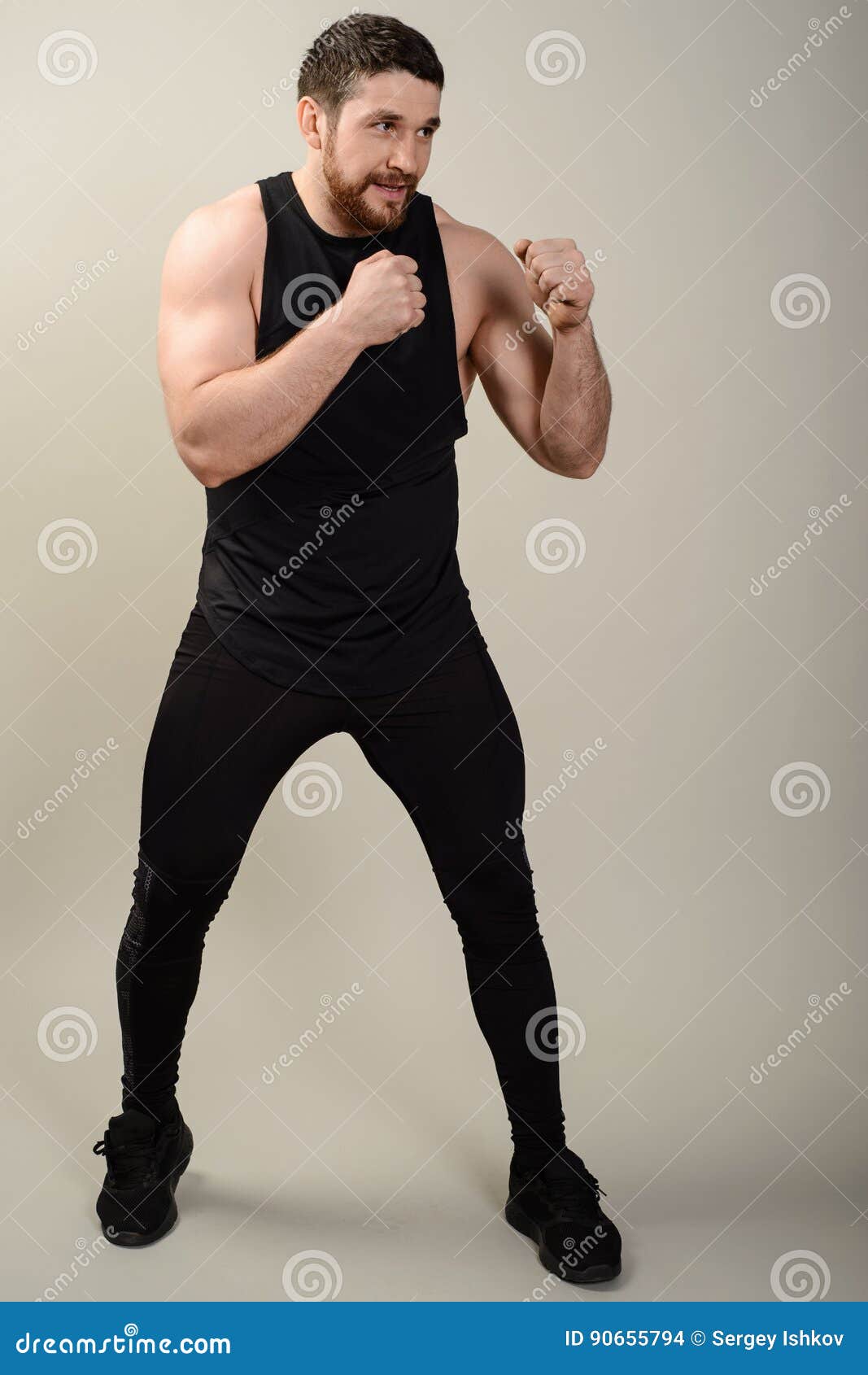 Street Fighter in Fighting Stance Ready To Win Stock Photo - Image of ...