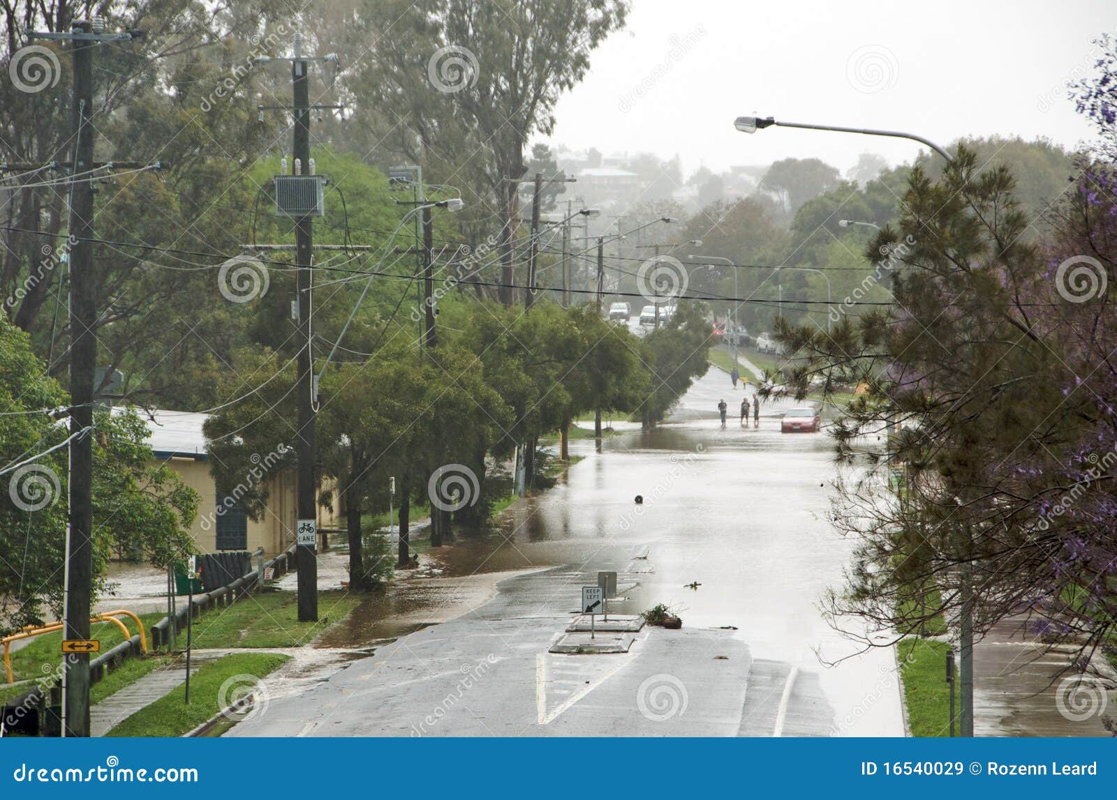 Street Flooding stock image. Image of heavy, rain, threat - 16540029