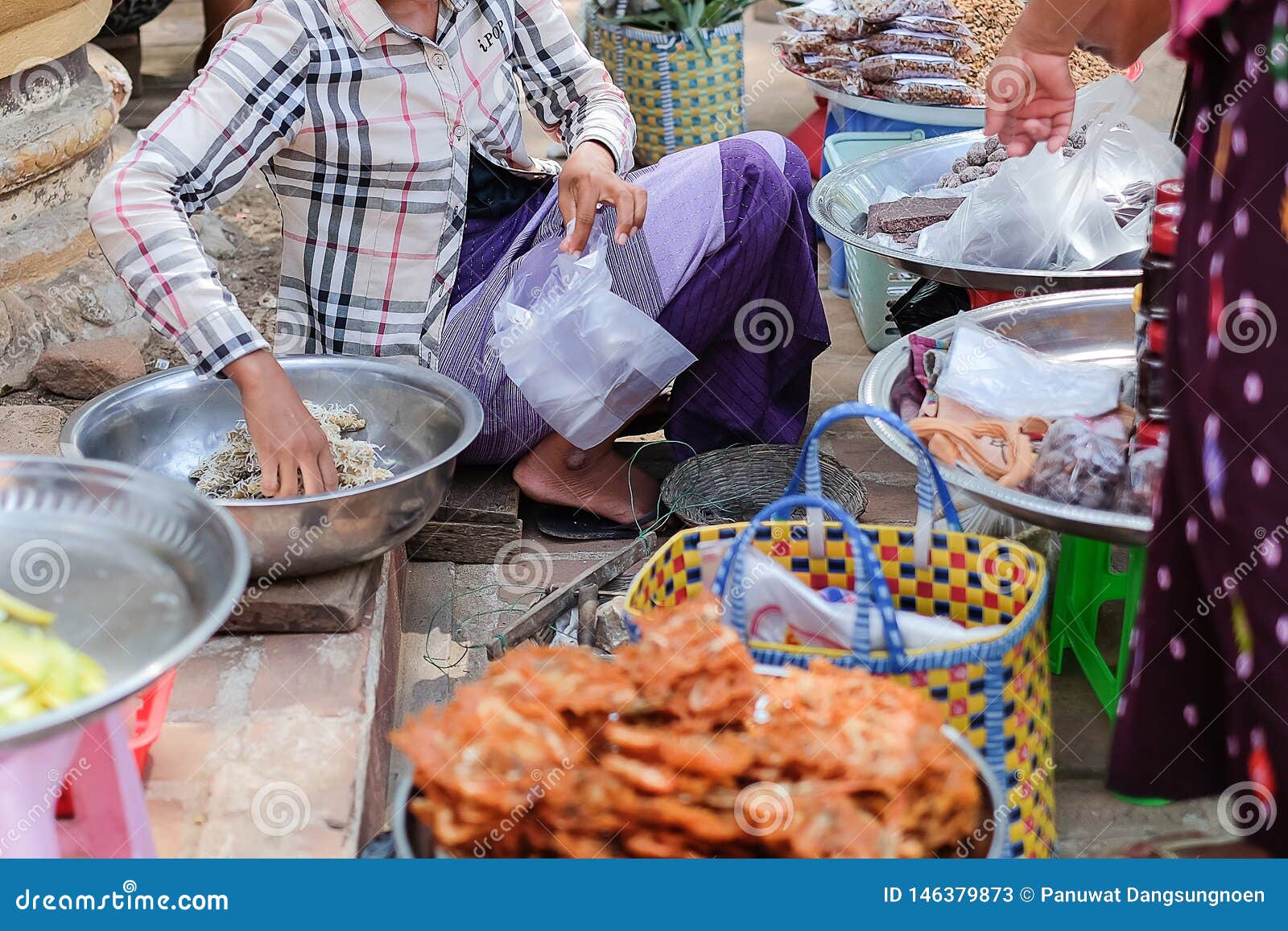 Street Food in Bagan, Myanmar Editorial Stock Photo - Image of cook ...
