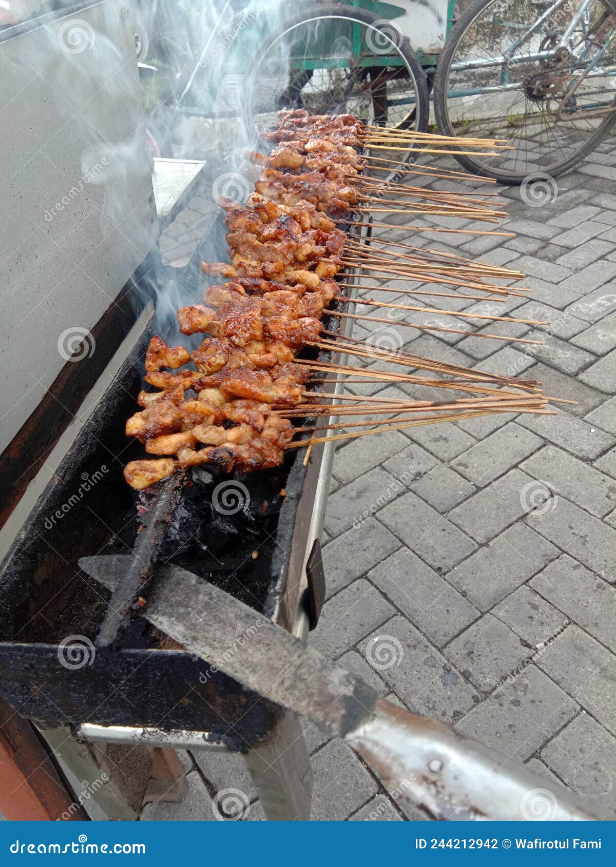 The Street Food in Indonesia Stock Photo - Image of cooking, produce ...