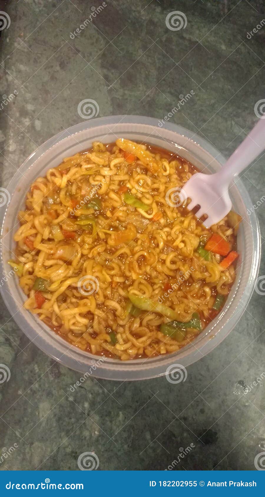 Street food Maggie stock image. Image of maggi, soup - 182202955