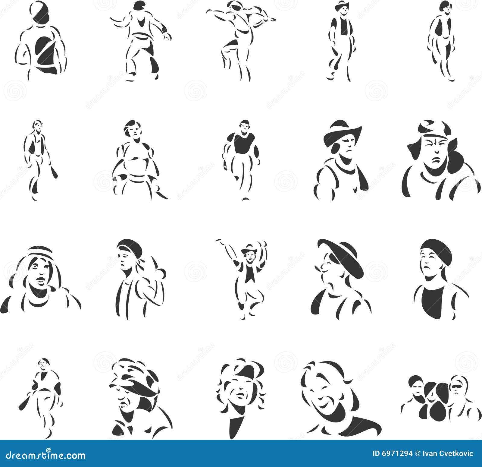 Street Gangs Isometric Banners Cartoon Vector | CartoonDealer.com ...